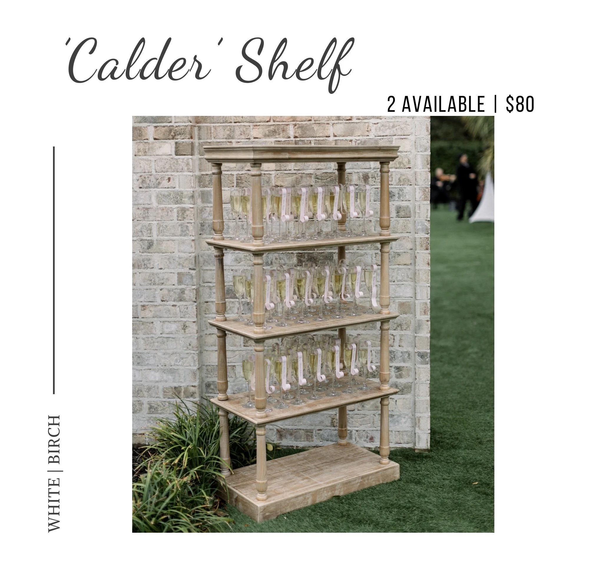 Bars & Shelves — White Birch Rentals
