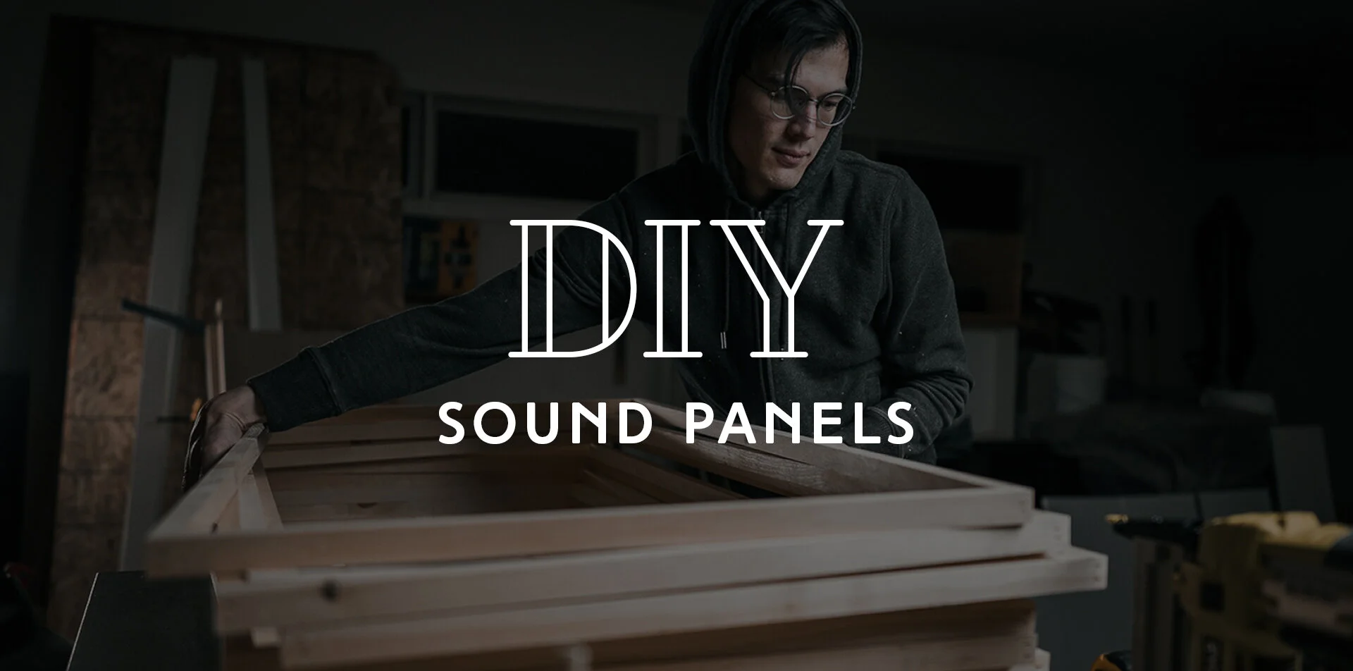 DIY Acoustic Sound Panels — Becki and Chris