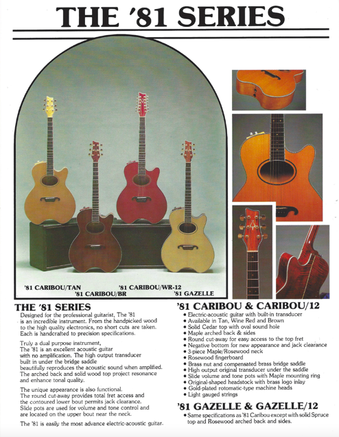 The Year Series '81 - Caribous and Gazelle - electric acoustic with ...