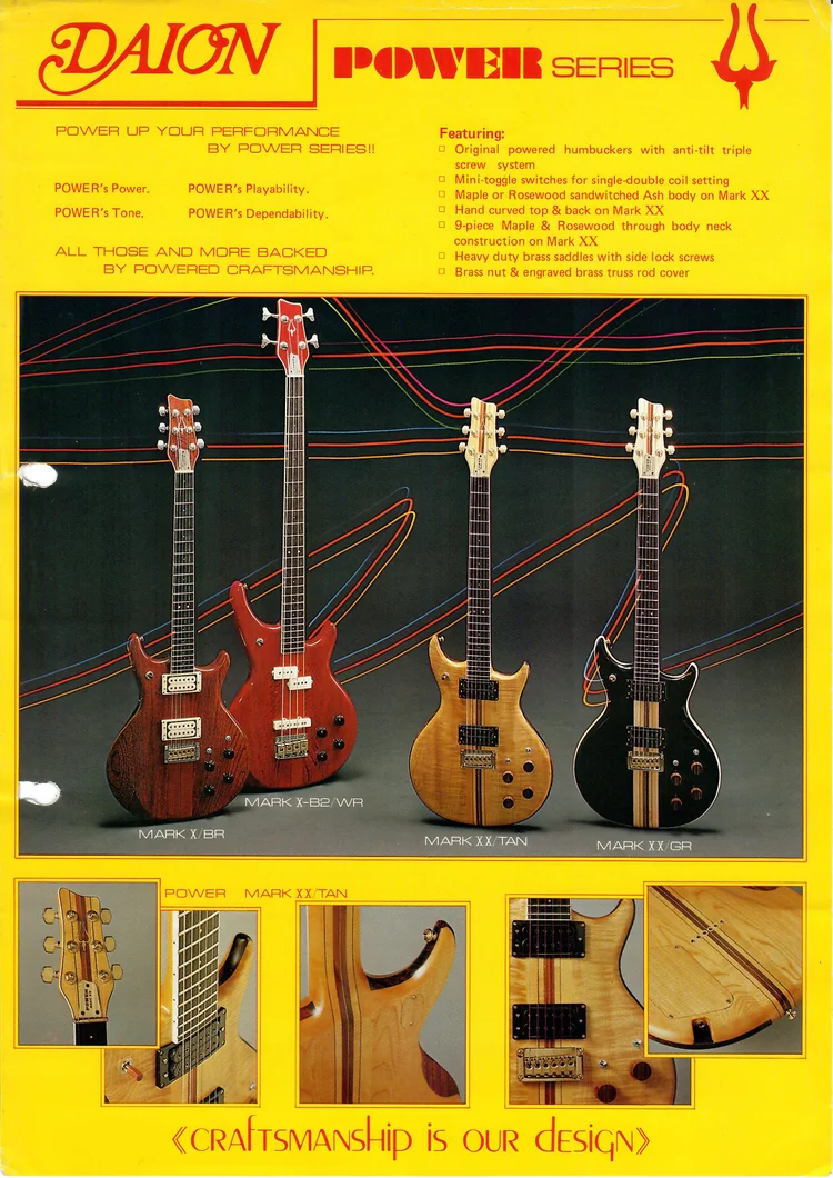 POWER SERIES Mark XX-B basses - nine piece neck through, two octave ...