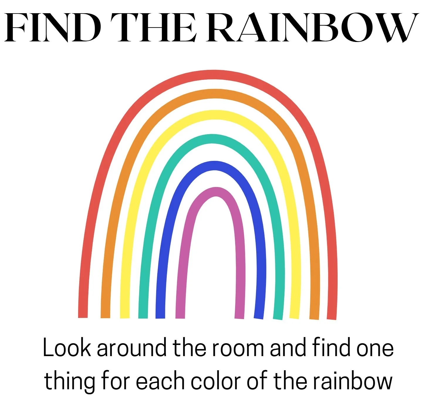 Kids game: Find the rainbow — Our Happy Place