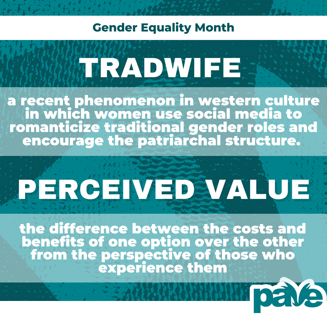 What is a “Tradwife”? — PAVE