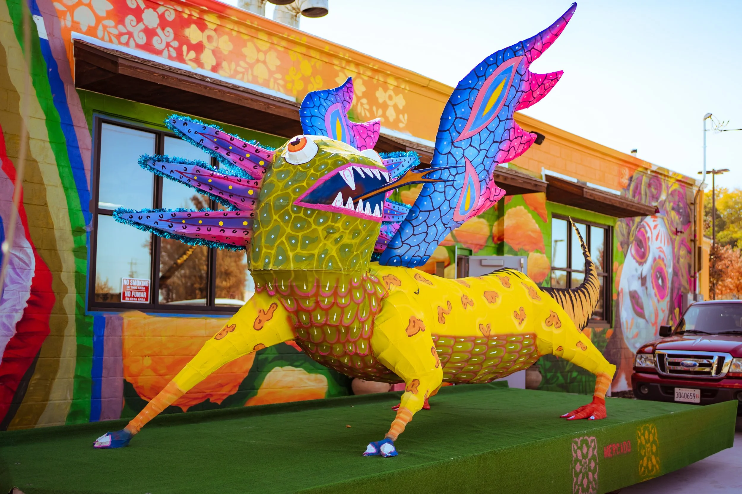 Dia De Los Muertos Parade Floats