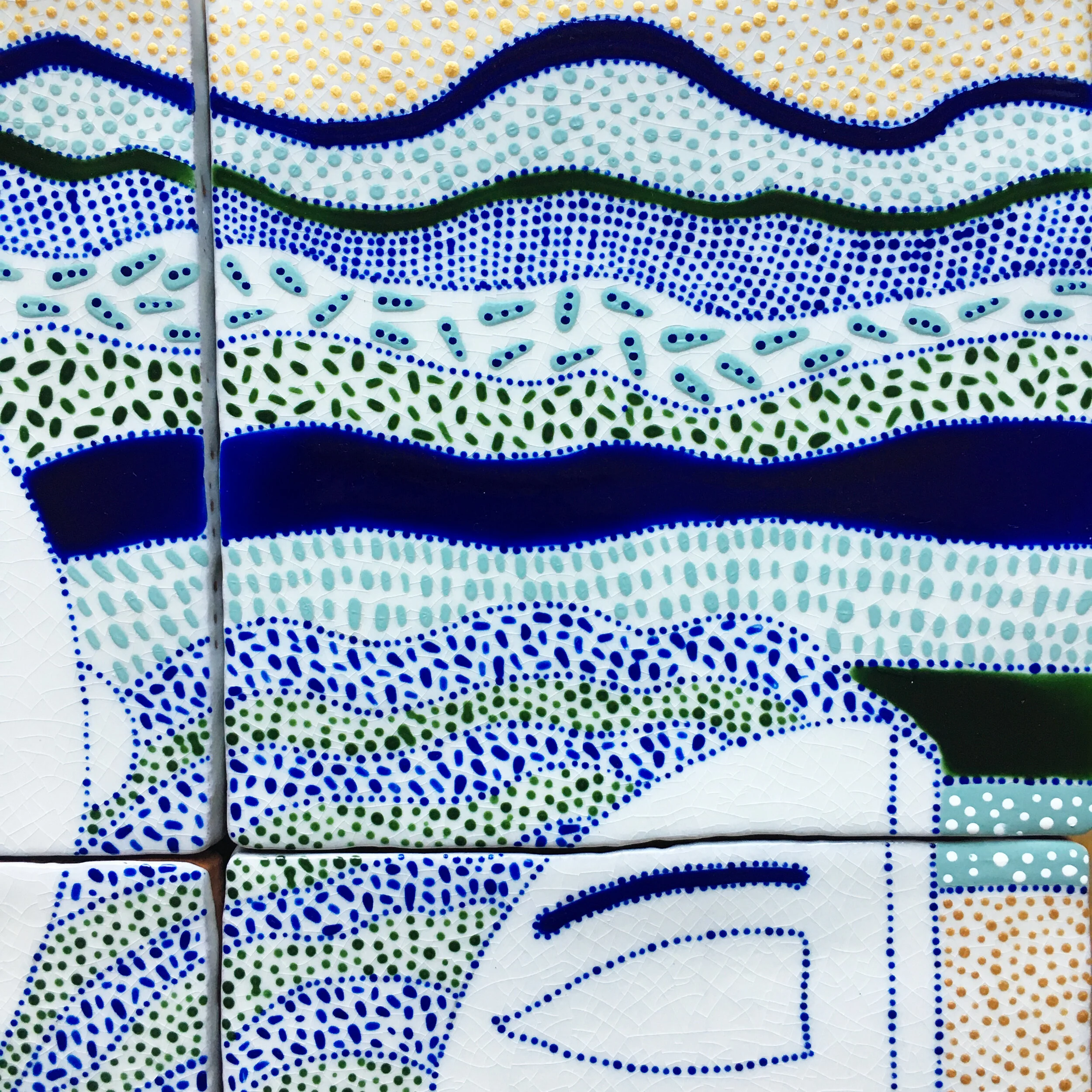 myra hand painted ceramic tiles and paintings