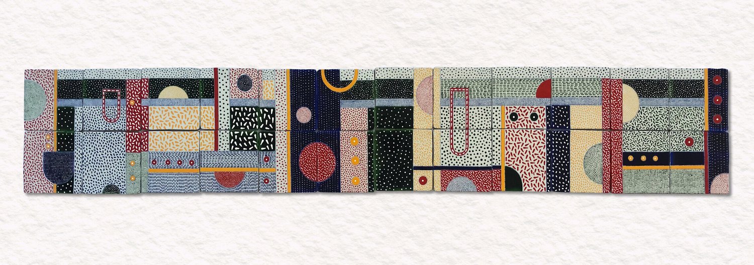 myrsini alexandridi hand painted ceramic tiles and paintings