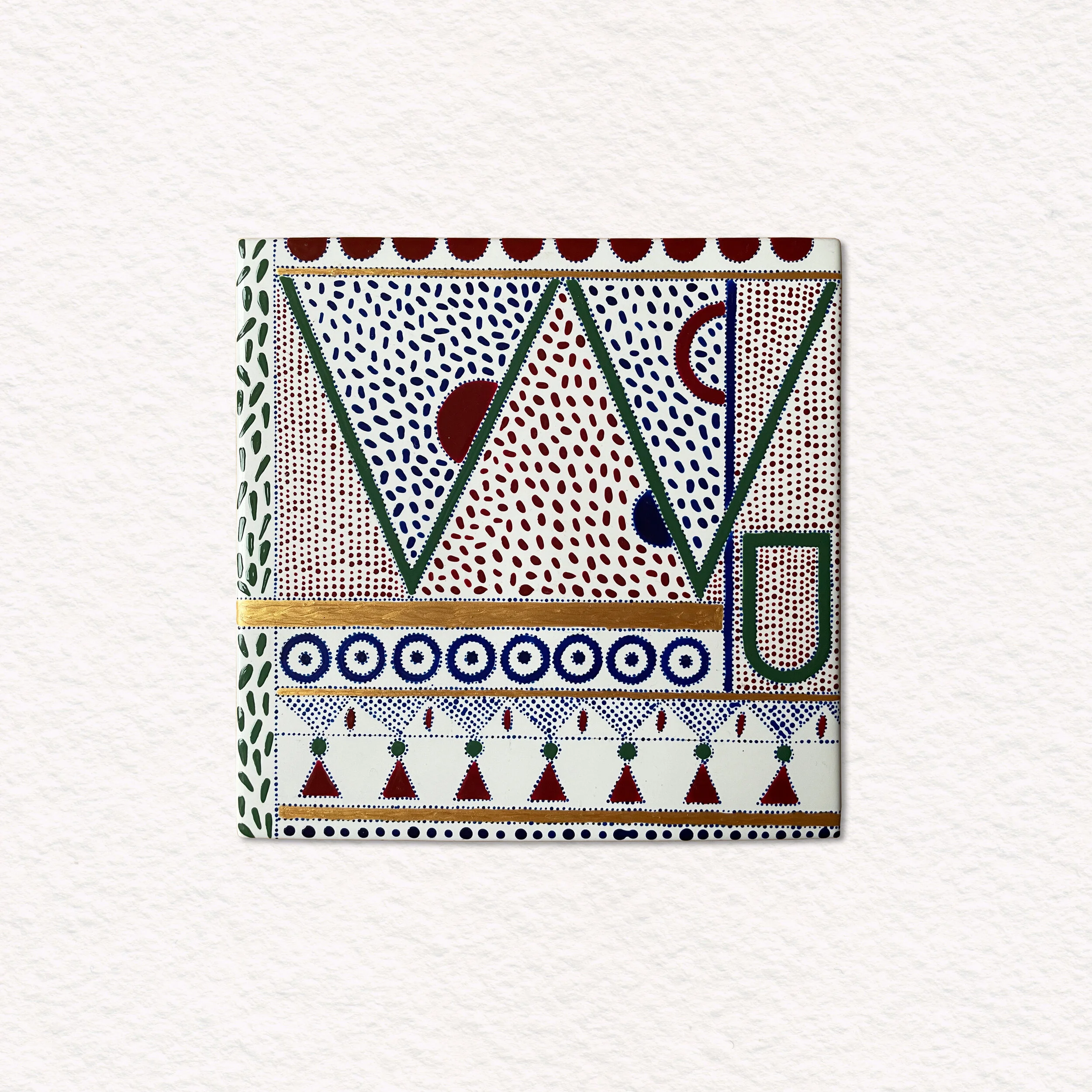 myra hand painted ceramic tiles and paintings