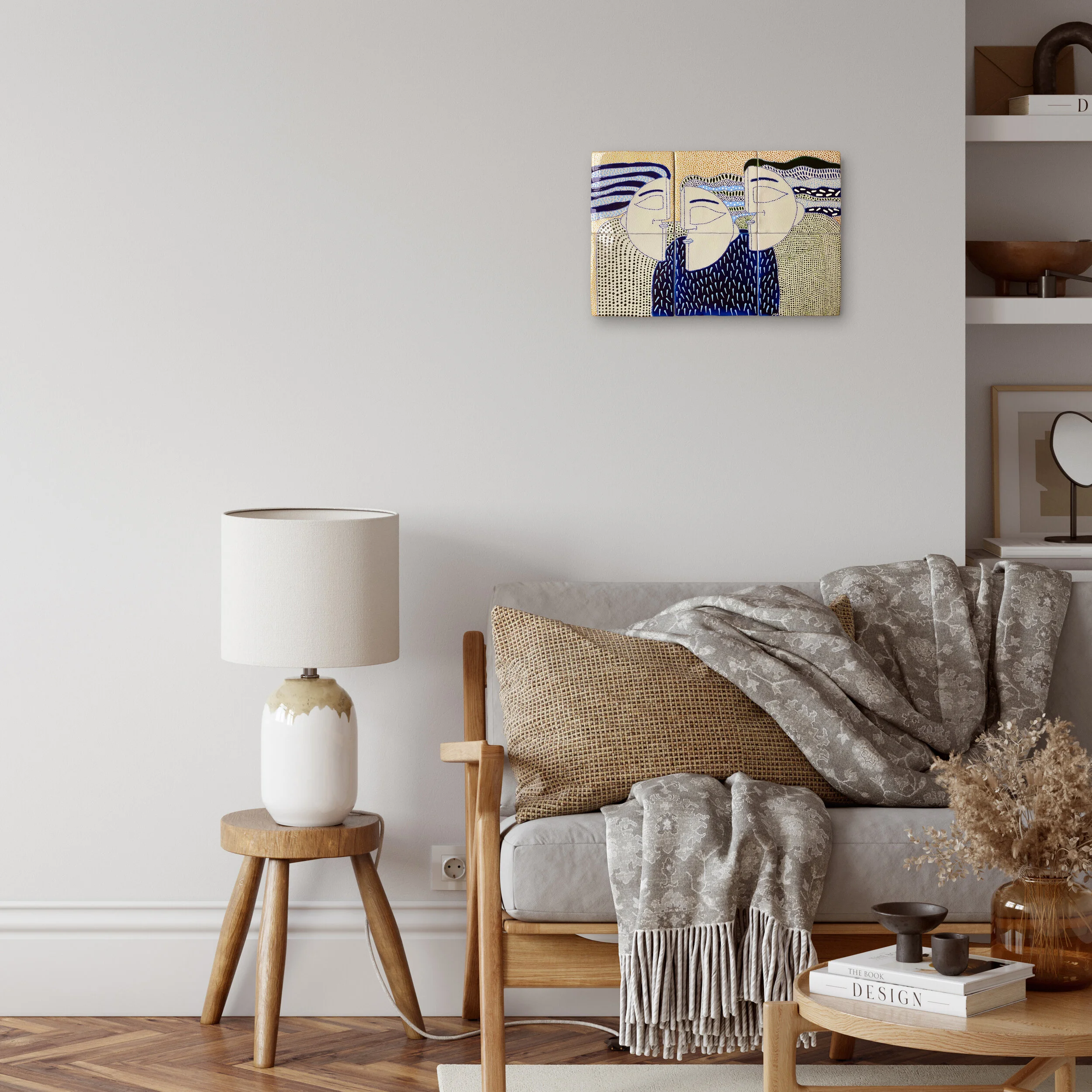 myra hand painted ceramic tiles and paintings