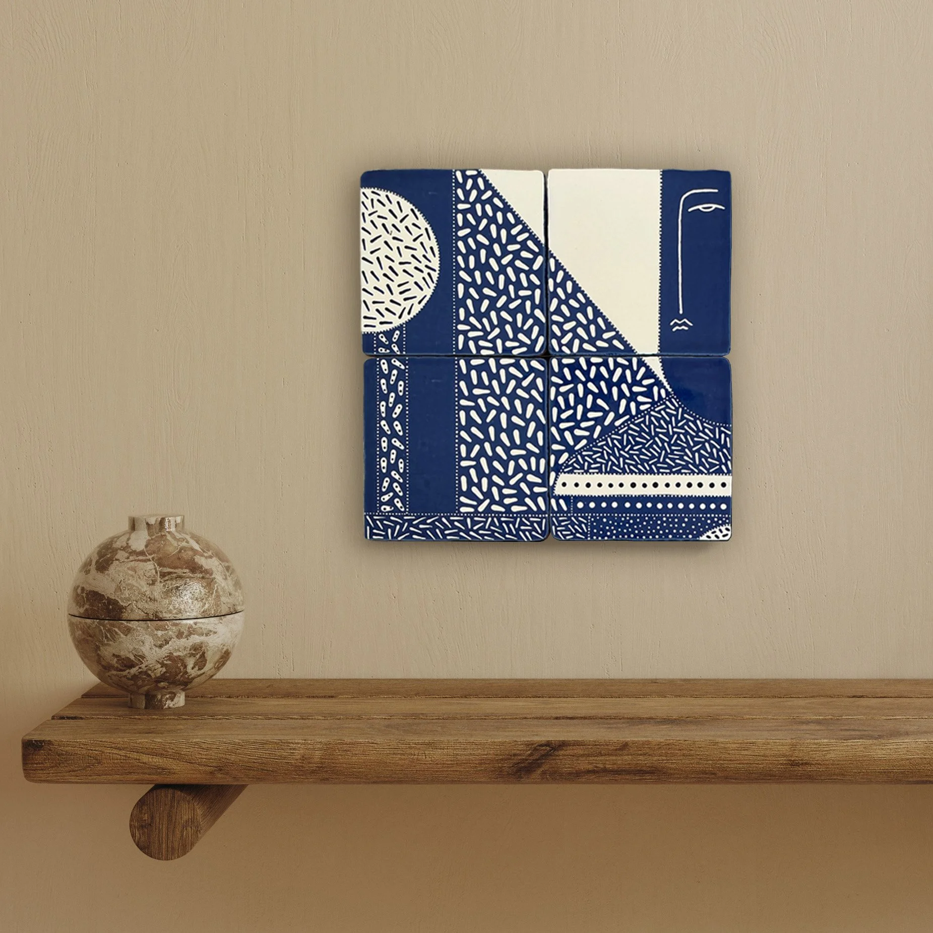 myrsini alexandridi hand painted ceramic tiles and paintings