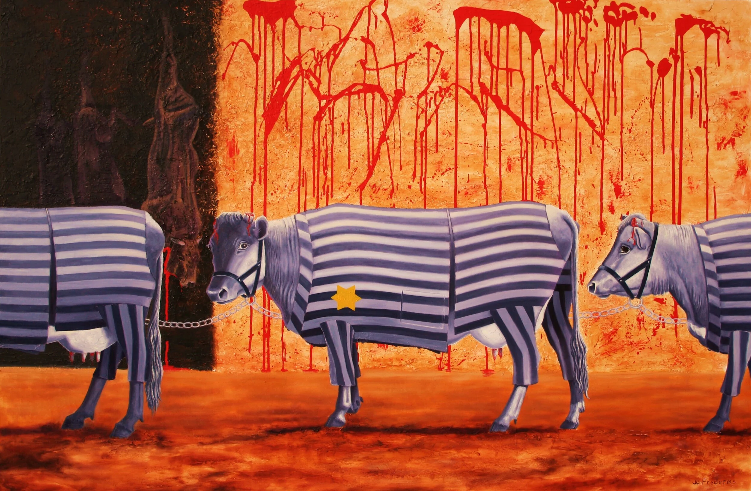 Animal Rights Paintings - Jo Frederiks