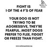 The 4F’s of Fear- Fear Responses — Welfare For Animals