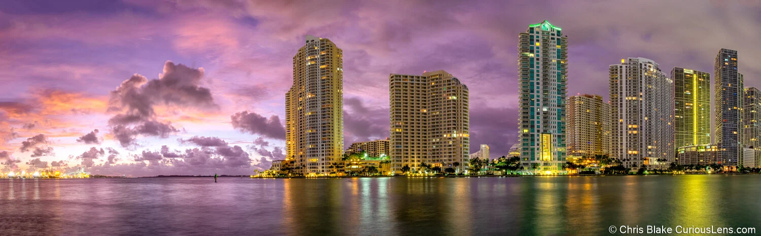 Miami Skyline Sunrise