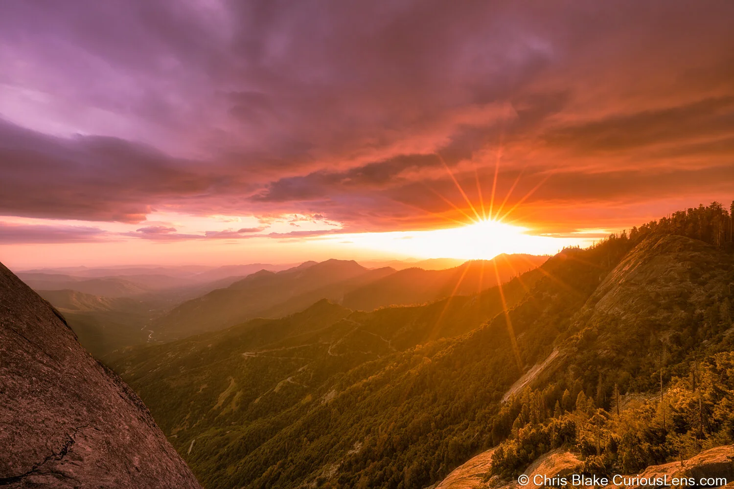 Moro Rock - Sunset Sequoia National Park — CuriousLens
