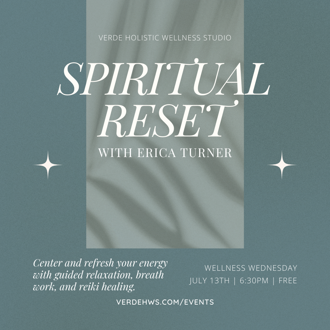 Calendar of Events — Verde Holistic Wellness Studio