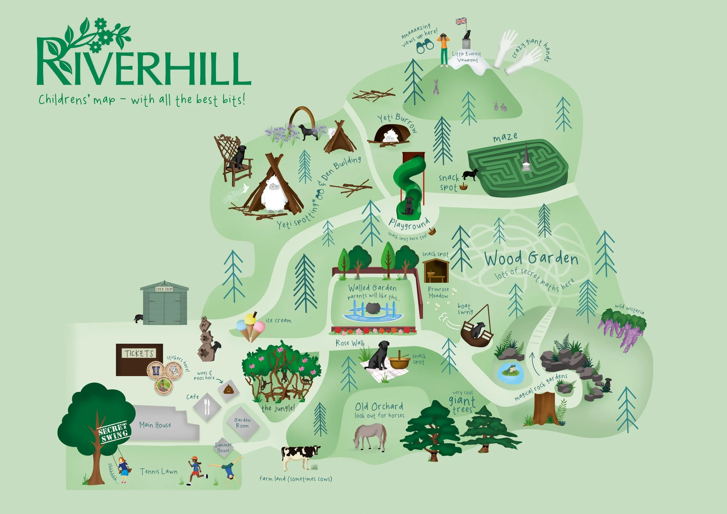 Visiting with Children — Riverhill Himalayan Gardens