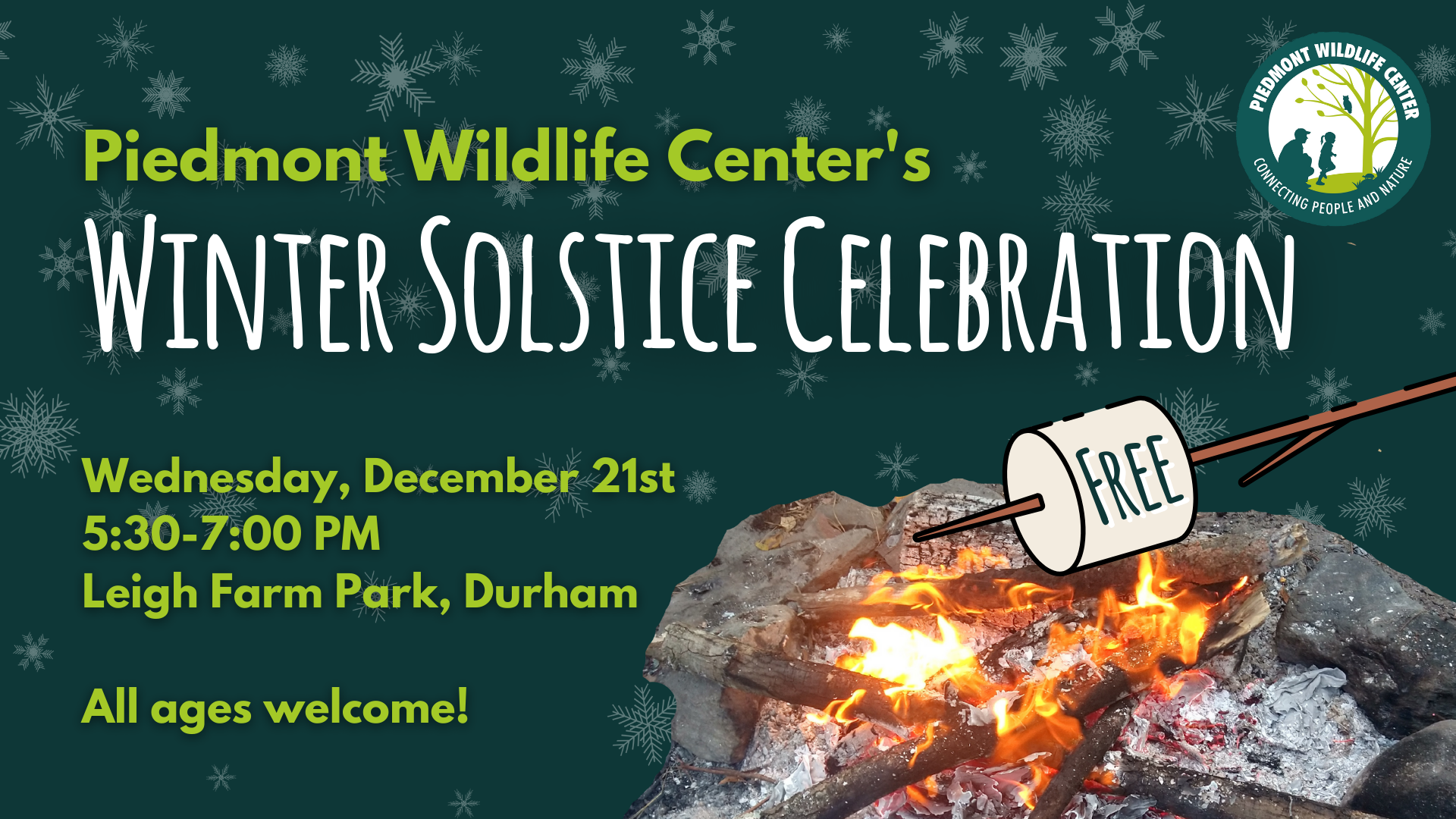 Winter Solstice Celebration 2022 — Piedmont Wildlife Center