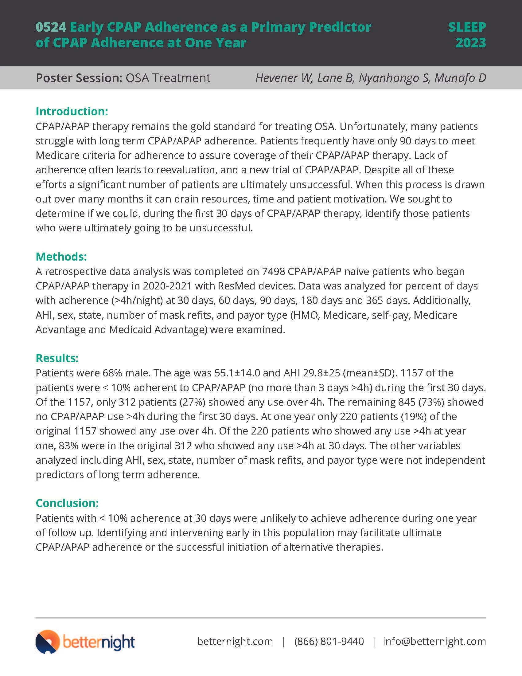 Research | BetterNight
