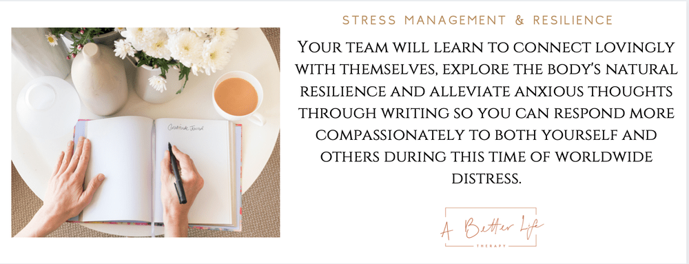 Mental Health Workshops for The Workplace — A Better Life Therapy