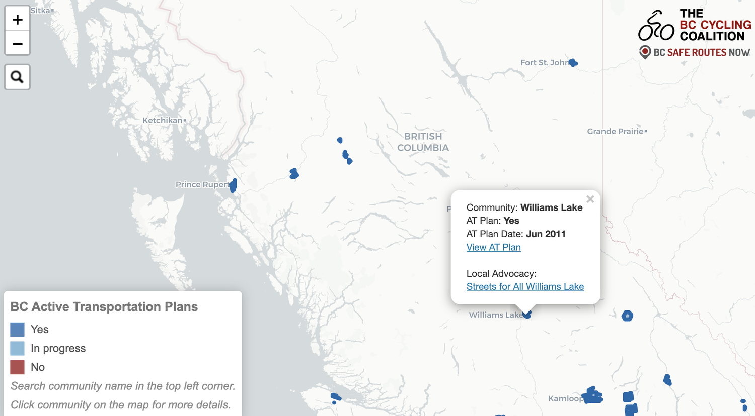 BC Safe Routes Now - Phase 1 — BC Cycling Coalition