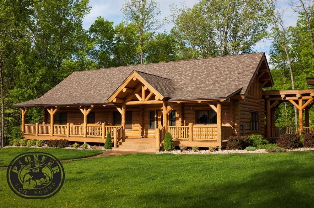 Weekender Log Home Designs in Montana | Pioneer Log Homes — Pioneer Log ...