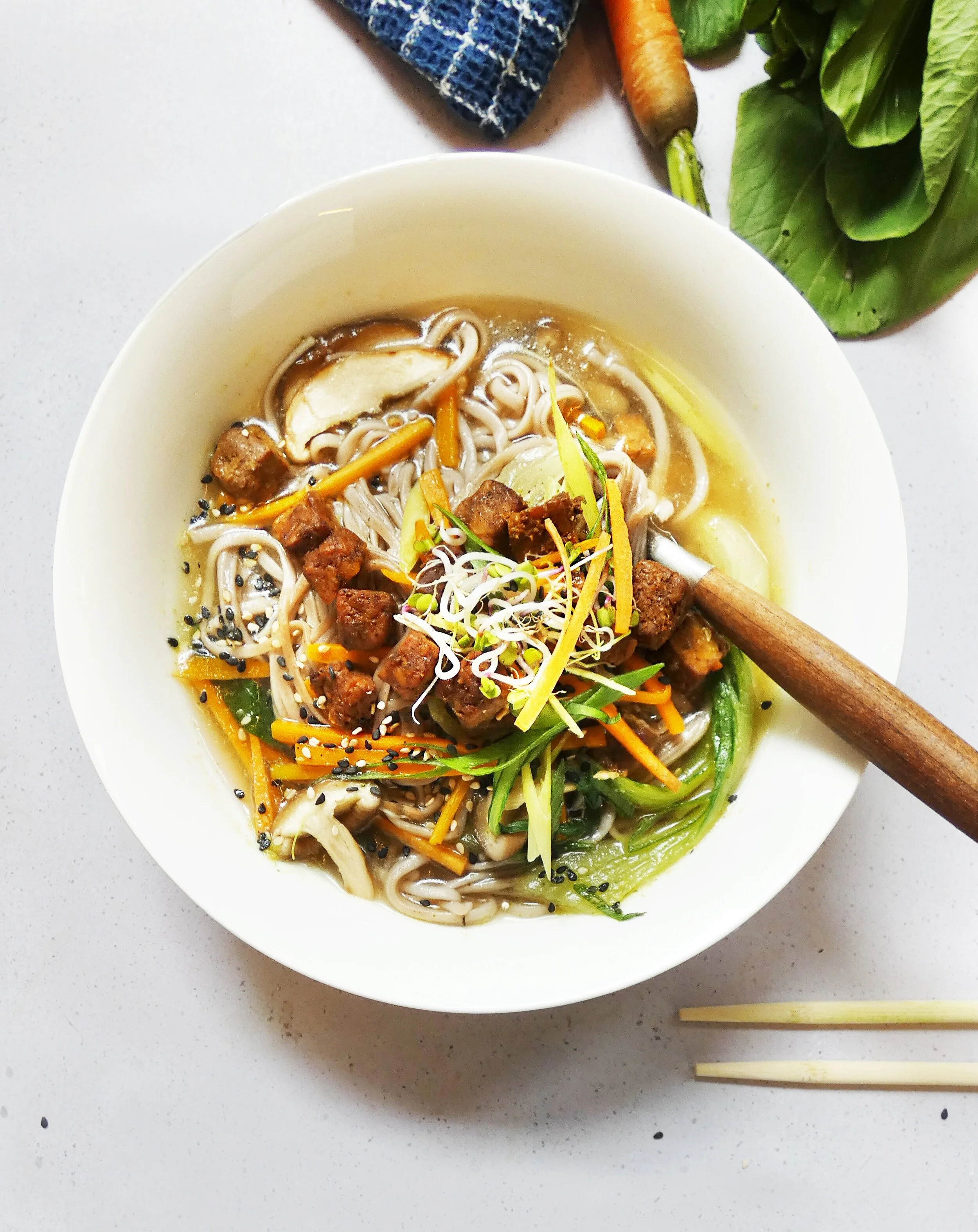 Ramen with BUMI Asian Tempeh — BUMI