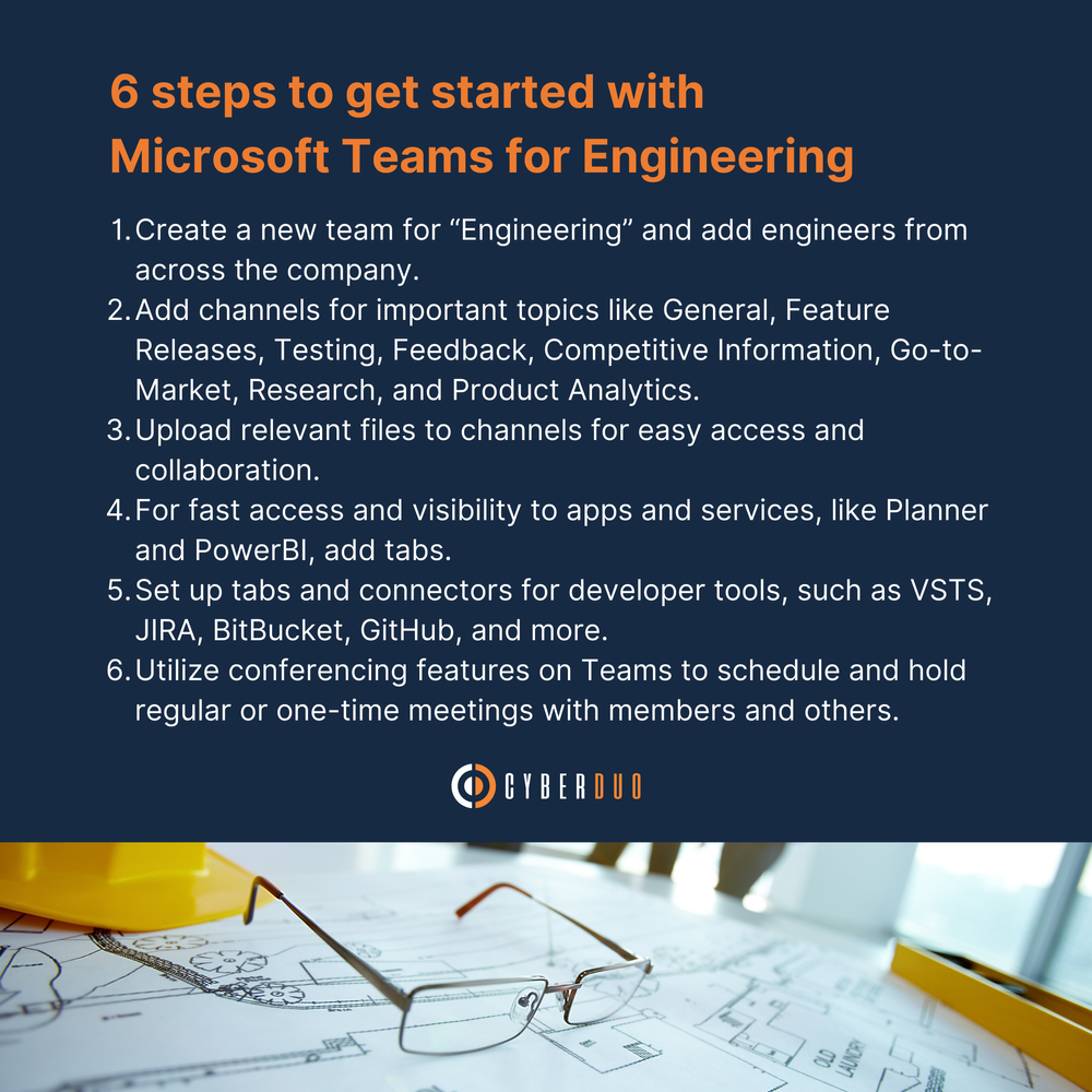 Cyber Productivity: Microsoft Teams for Engineering — CyberDuo ...