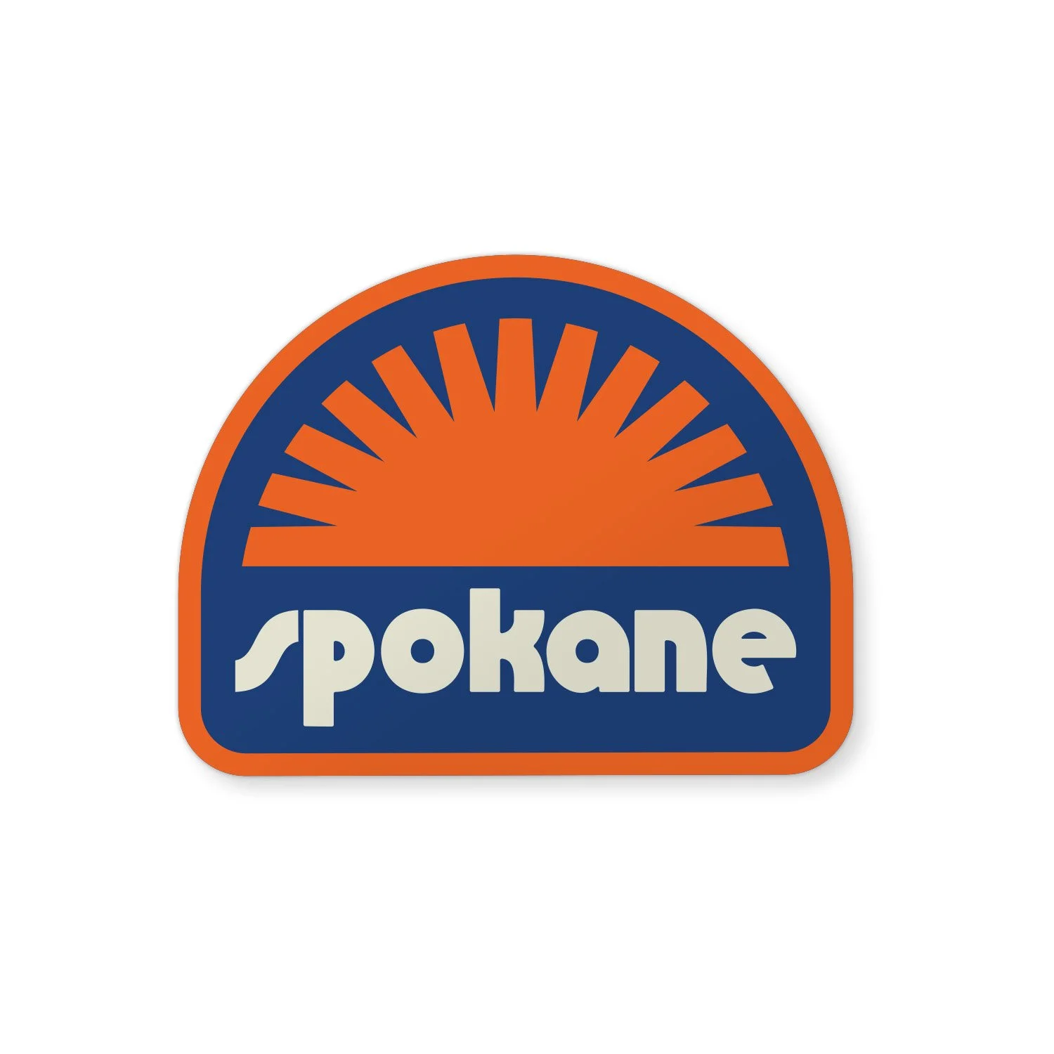 Spokane Vibin' Sticker — Landers Design