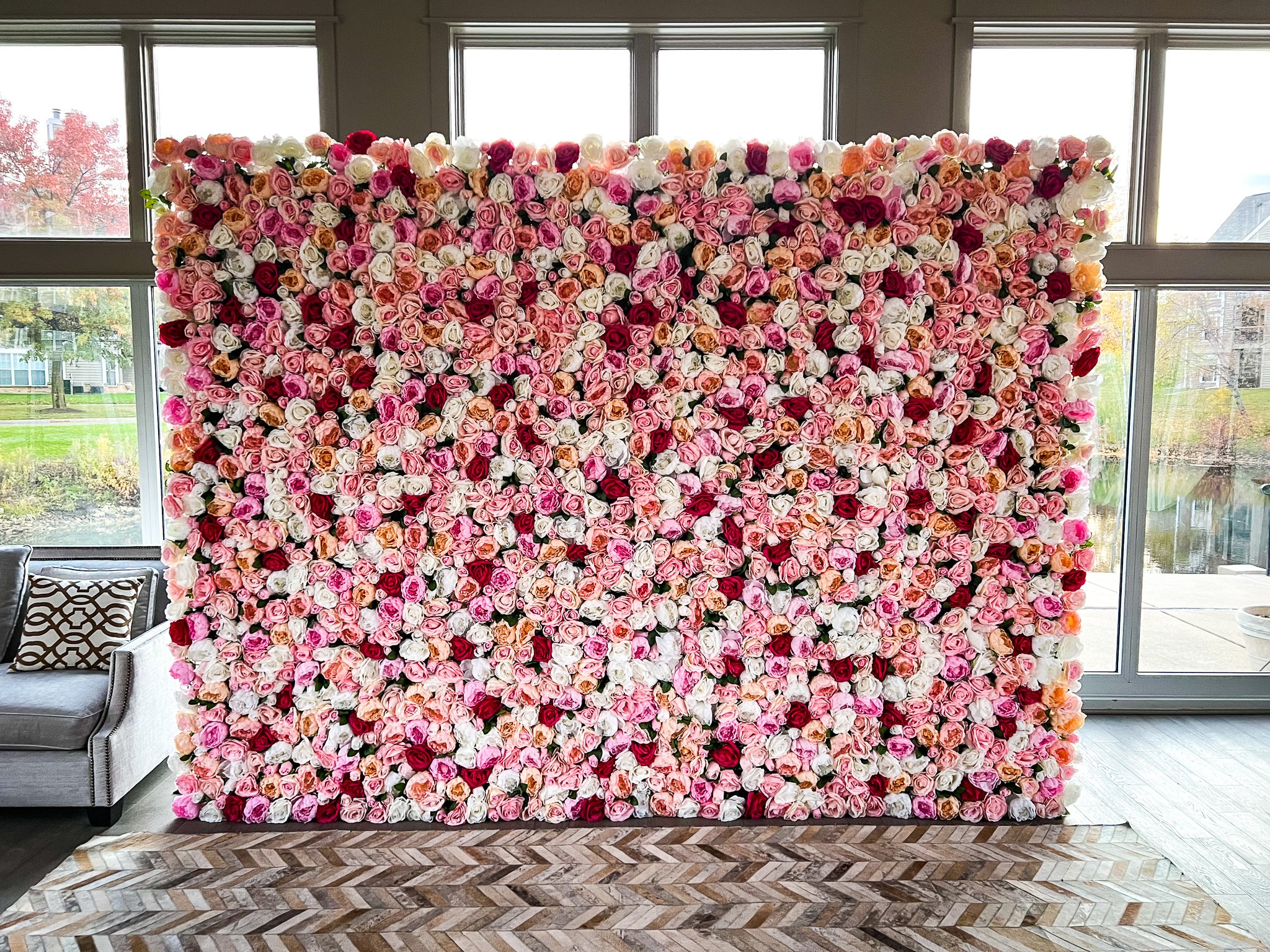Floral Backdrop Rentals - MN, WI, & IA — Boxwood Rose