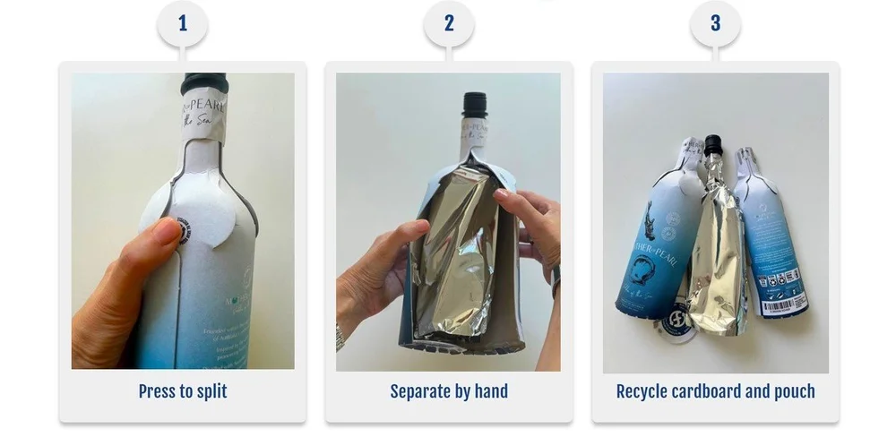 Our Paper Bottles — Mother of Pearl Vodka