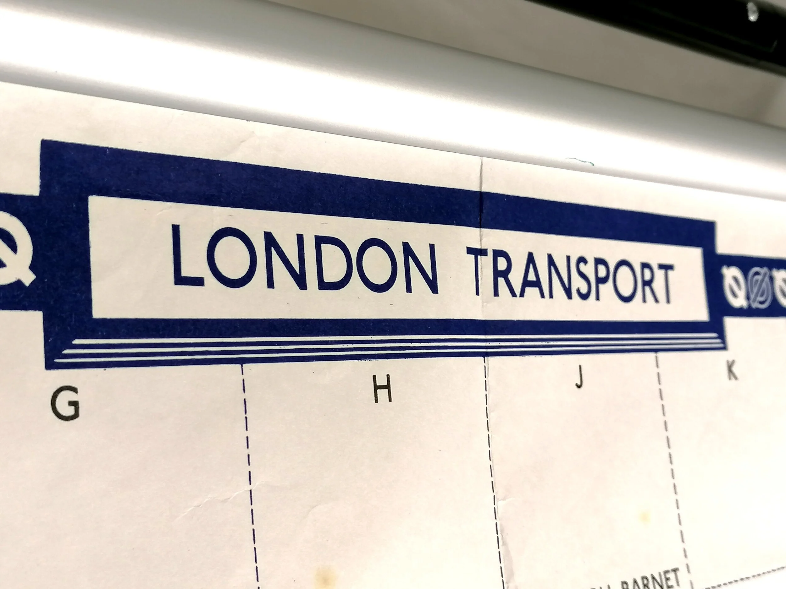 1966 London Underground Station Map - Quad Royal - ICONIC Antiques ...