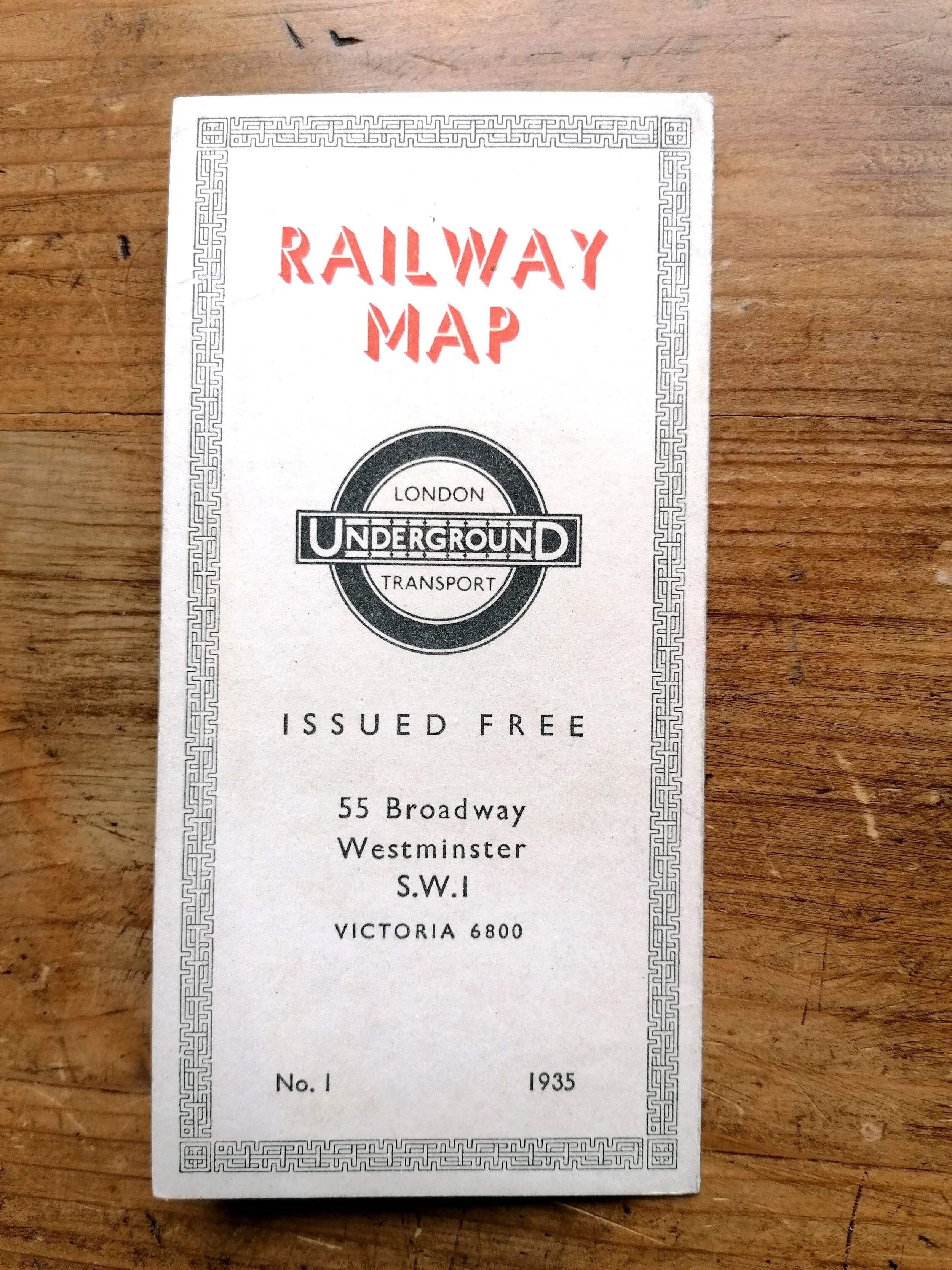 1935 London Underground Pocket Map No.1 - HC Beck - ICONIC Antiques ...