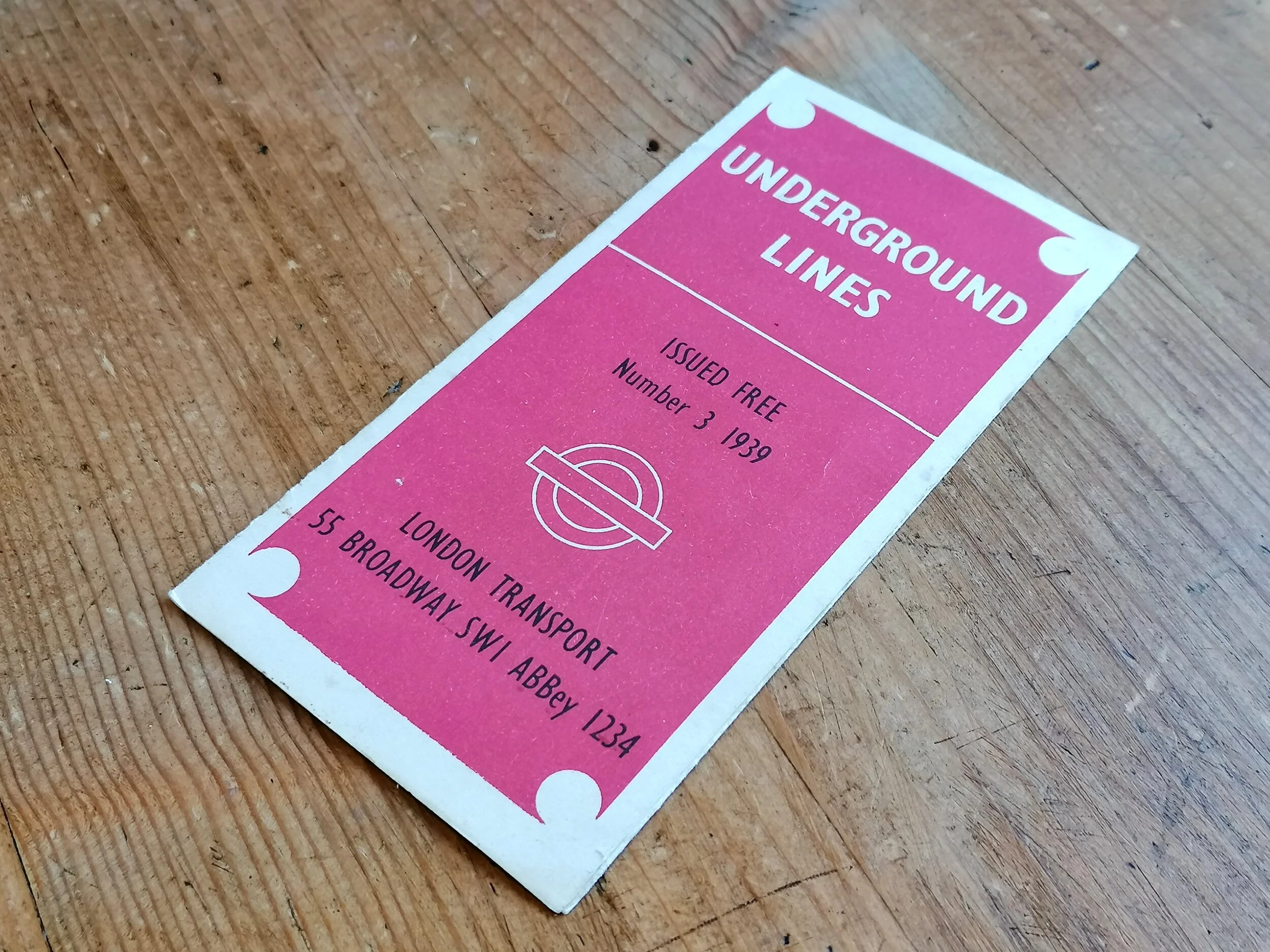 1939 London Underground Map No.3 - By Hans Schleger - ICONIC Antiques ...