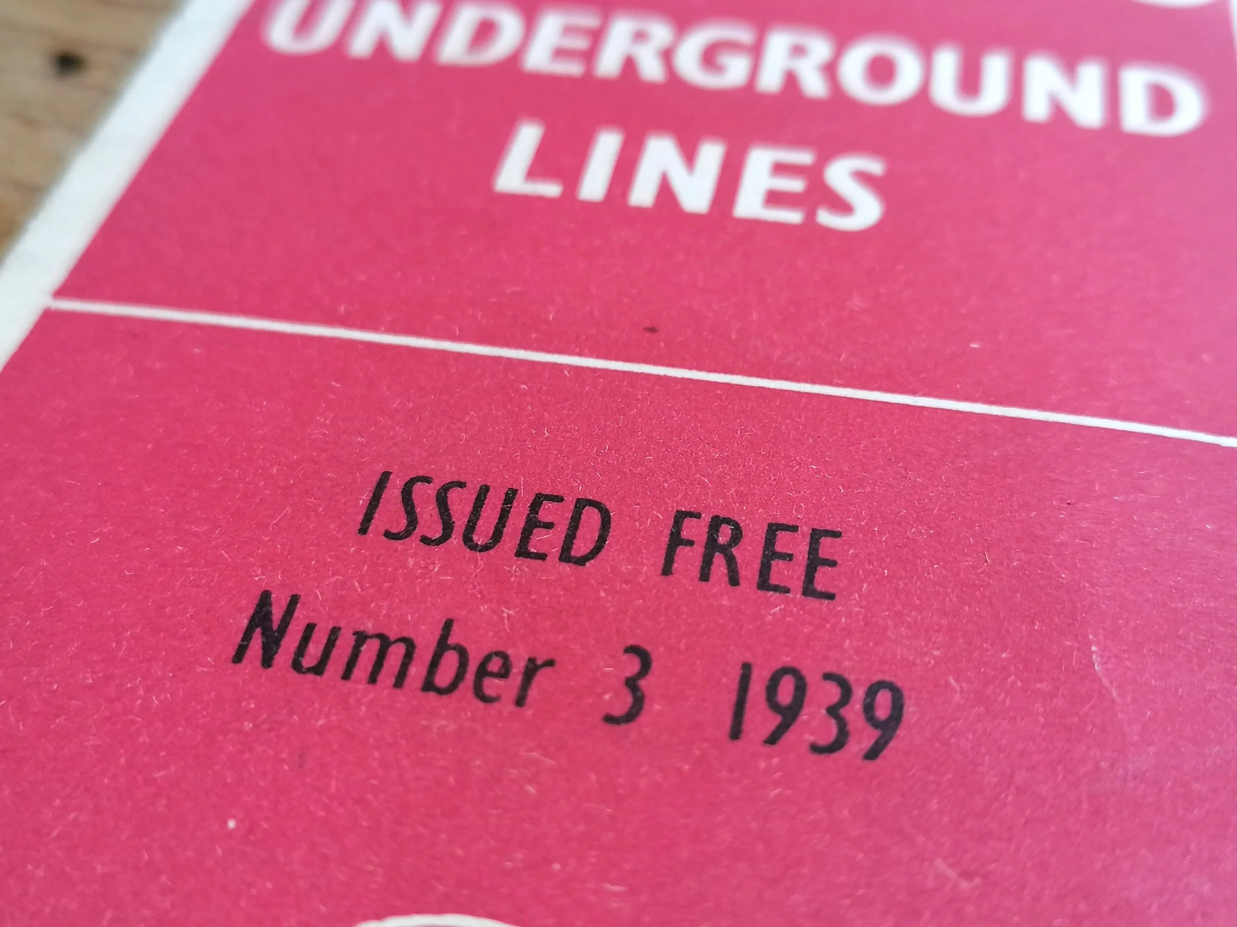1939 London Underground Map No.3 - By Hans Schleger - ICONIC Antiques ...