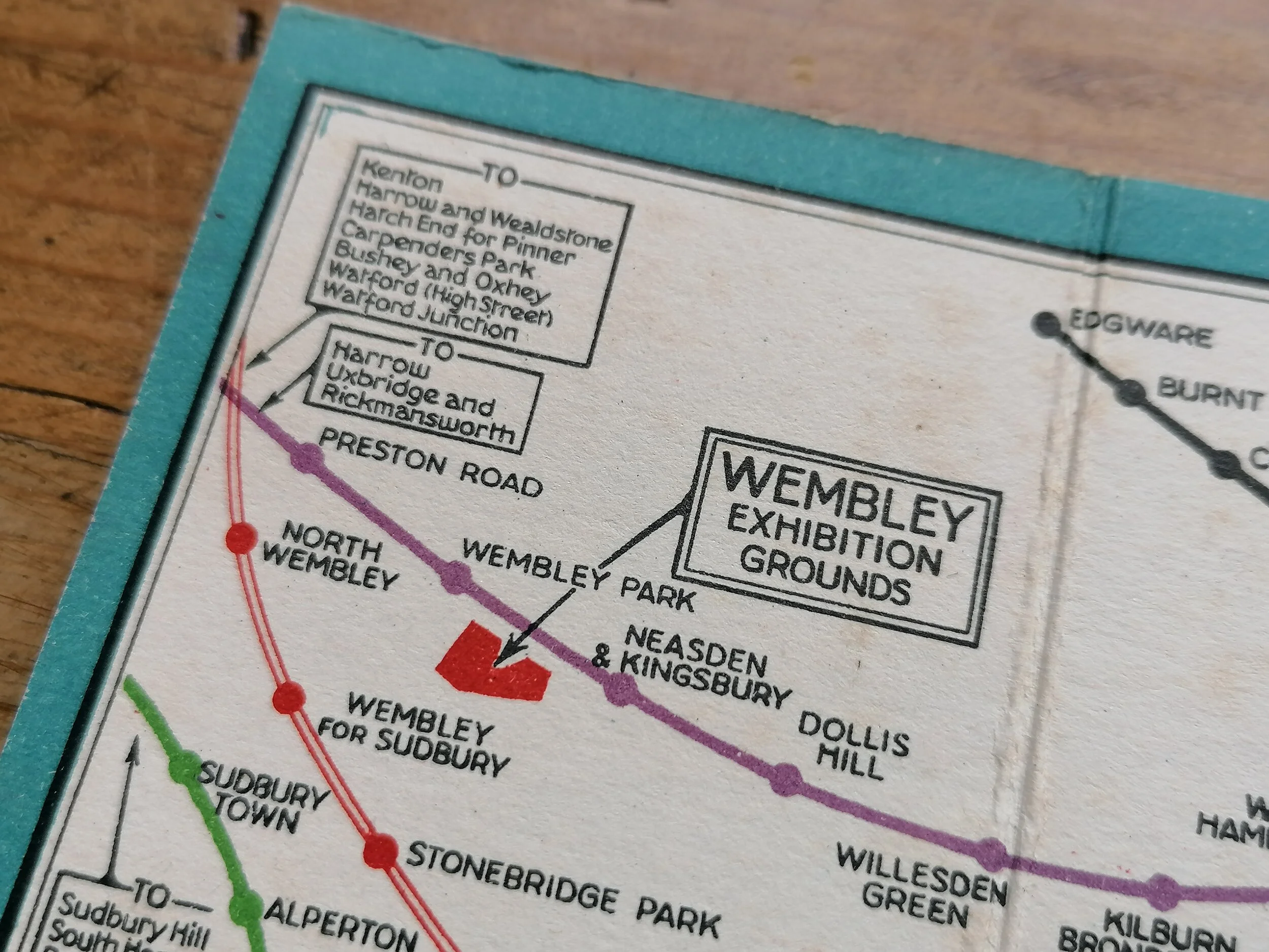 1925 London Underground Pocket Map - FH Stingemore (1st Edition ...