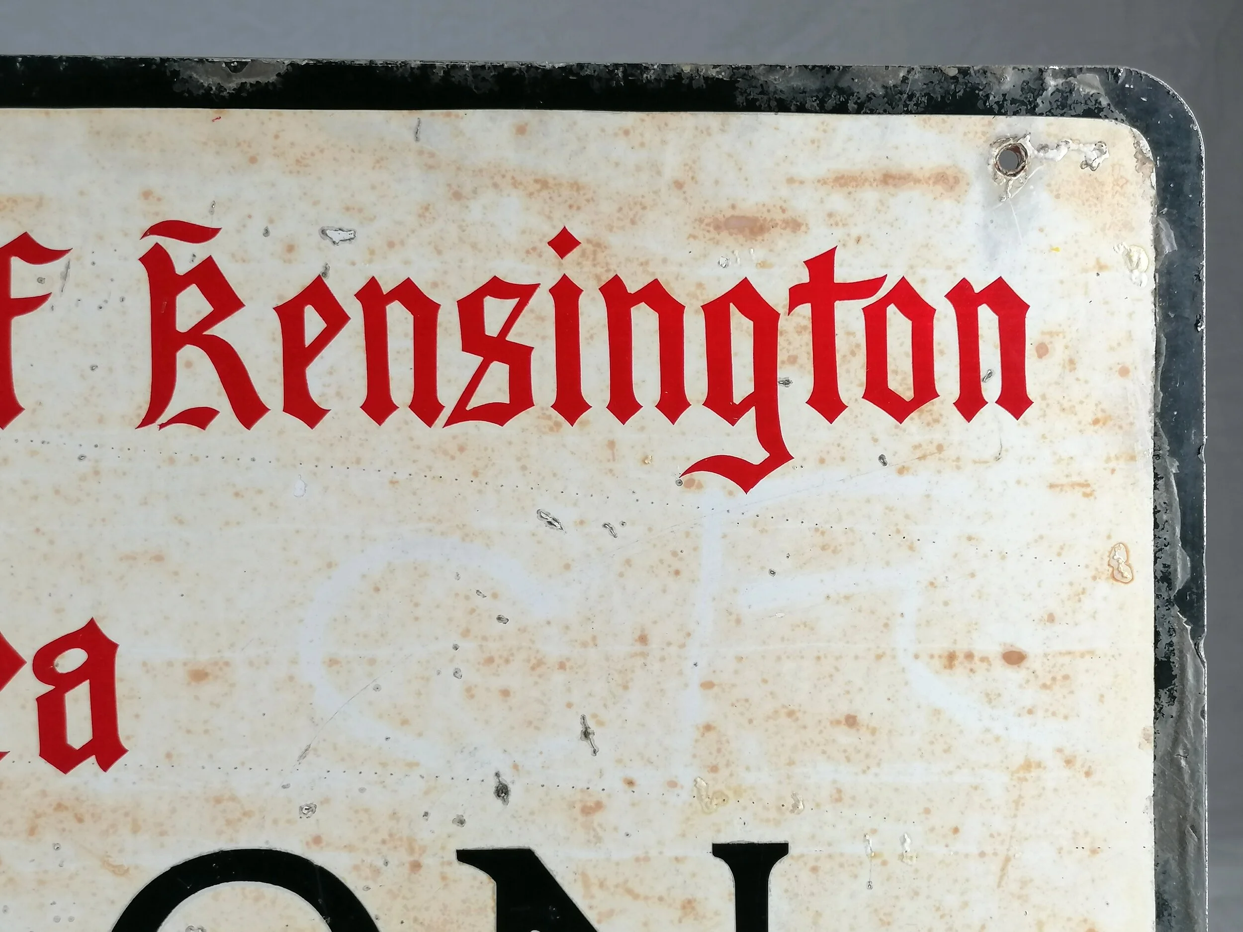London Street Sign - Addison Road W14 - Kensington and Chelsea - ICONIC ...
