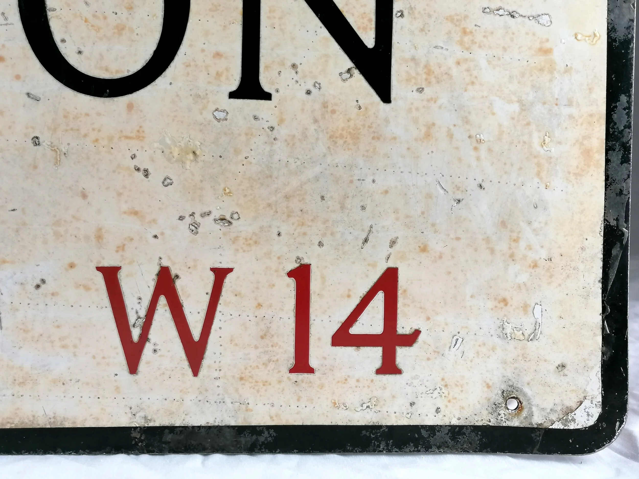 London Street Sign - Addison Road W14 - Kensington and Chelsea - ICONIC ...
