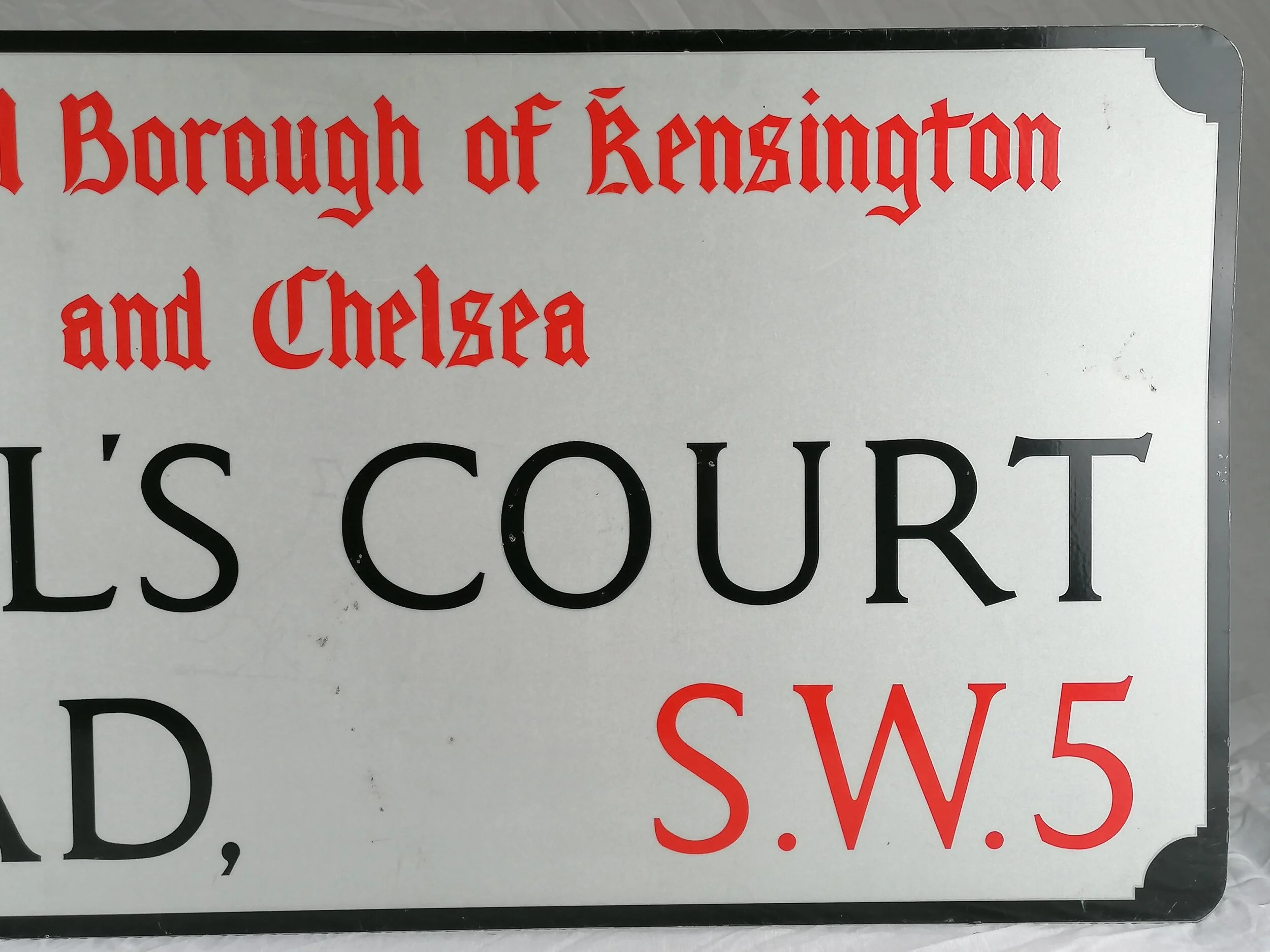 London Street Sign - Earl's Court Road SW5 - Kensington and Chelsea ...