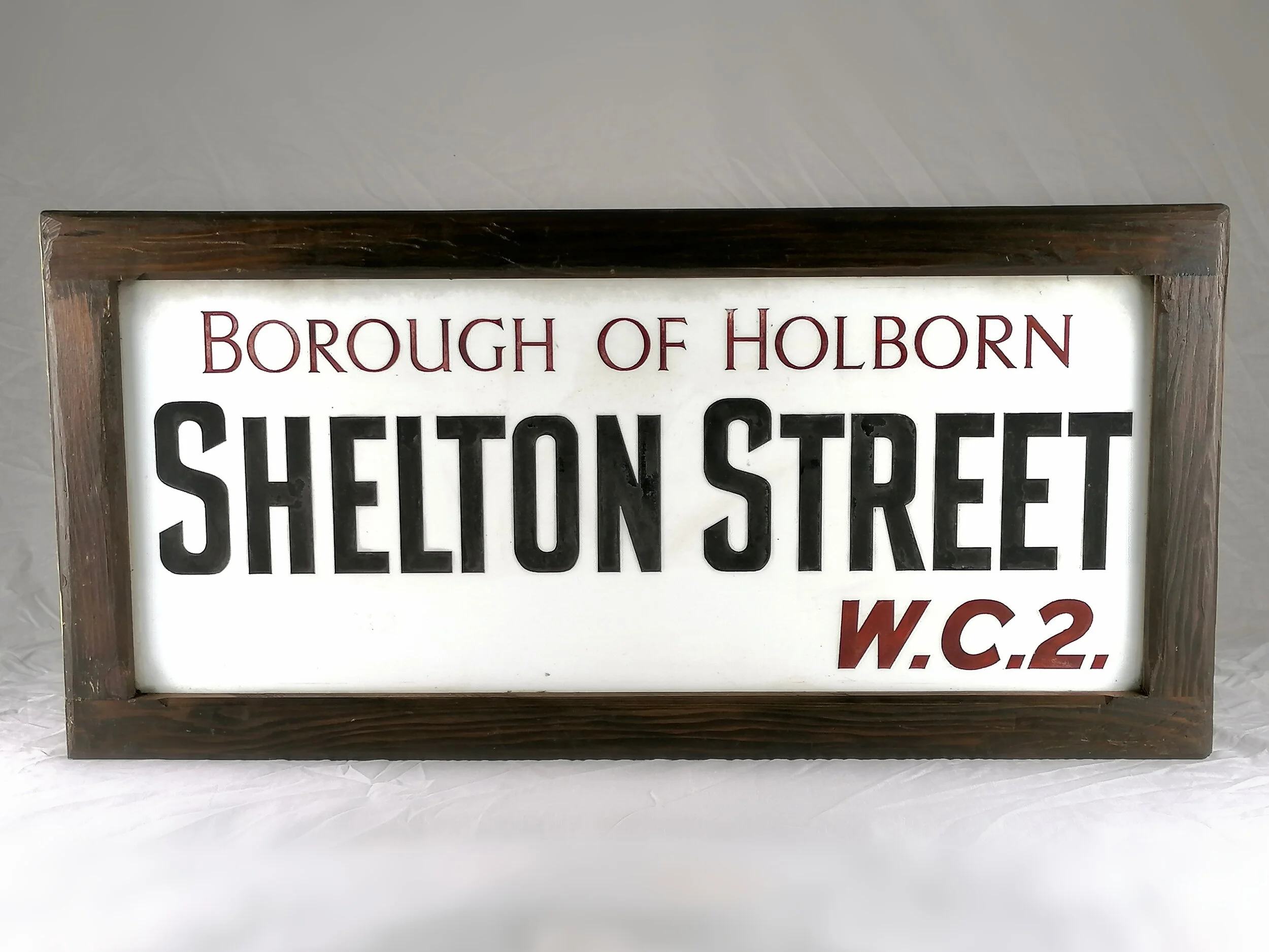 1920s London Street Sign - Shelton St, WC2 - Covent Garden - ICONIC ...