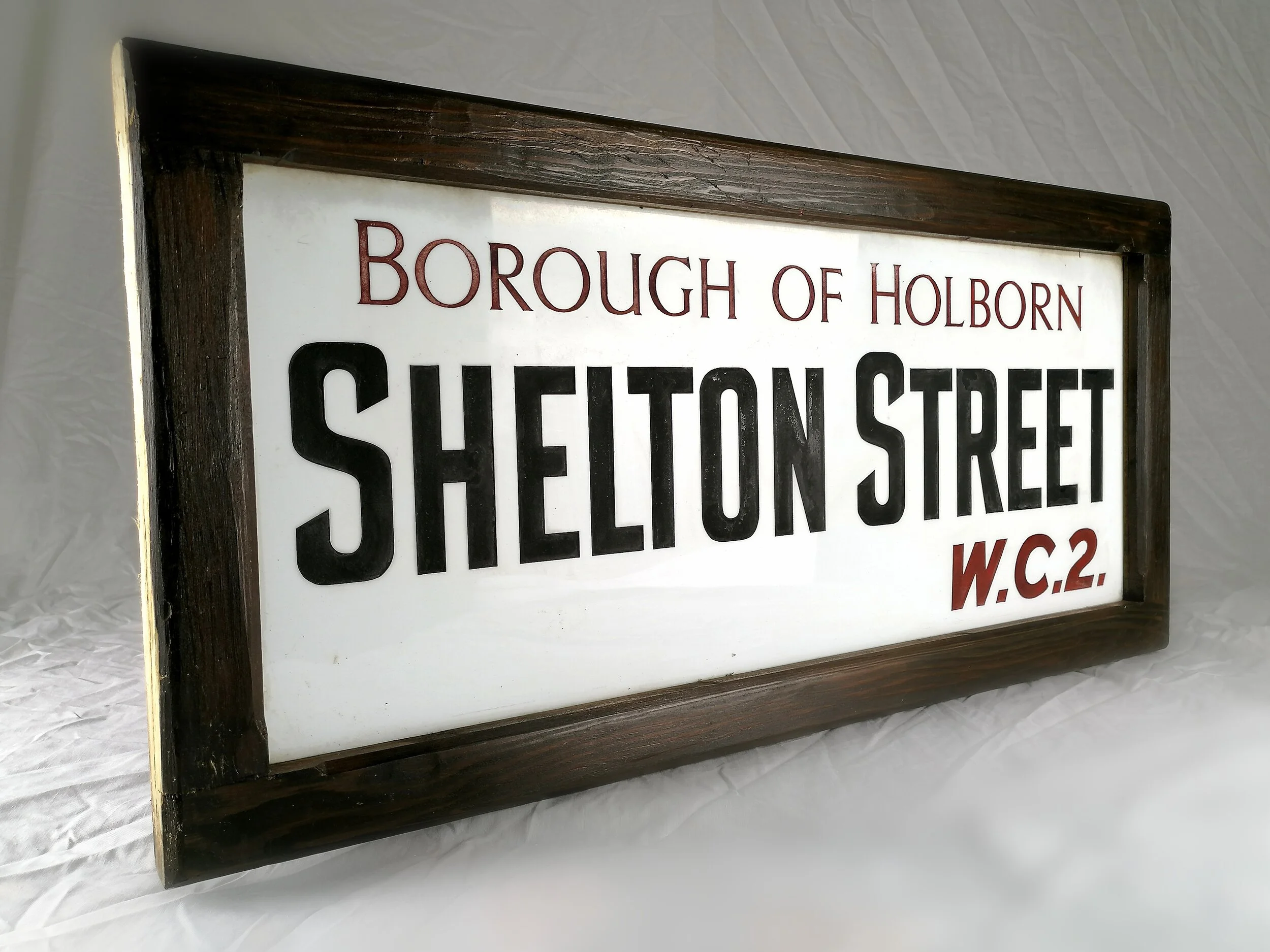 1920s London Street Sign - Shelton St, WC2 - Covent Garden - ICONIC ...