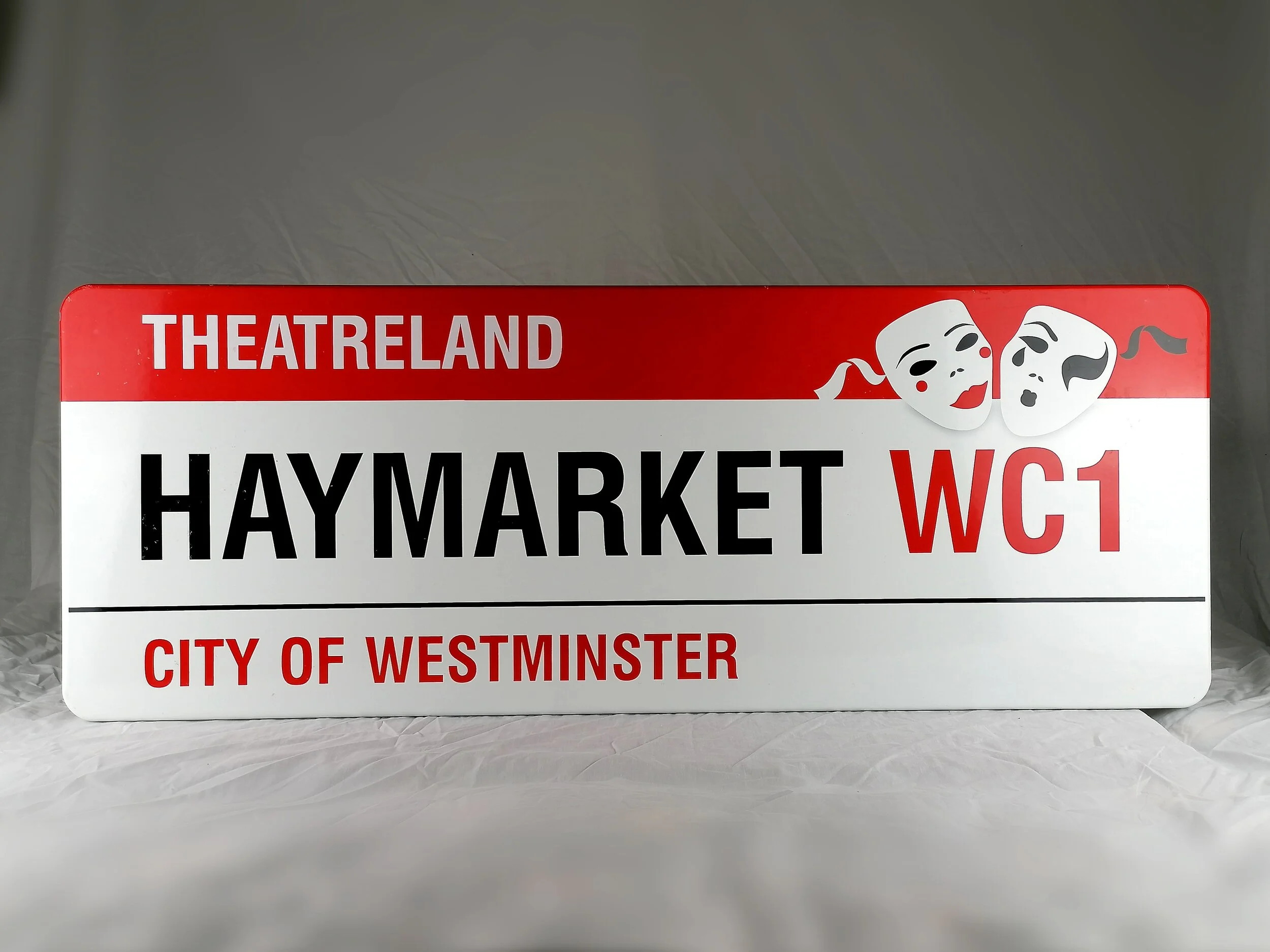 London Street Sign - Haymarket WC1 - Post Code Error - ICONIC Antiques ...