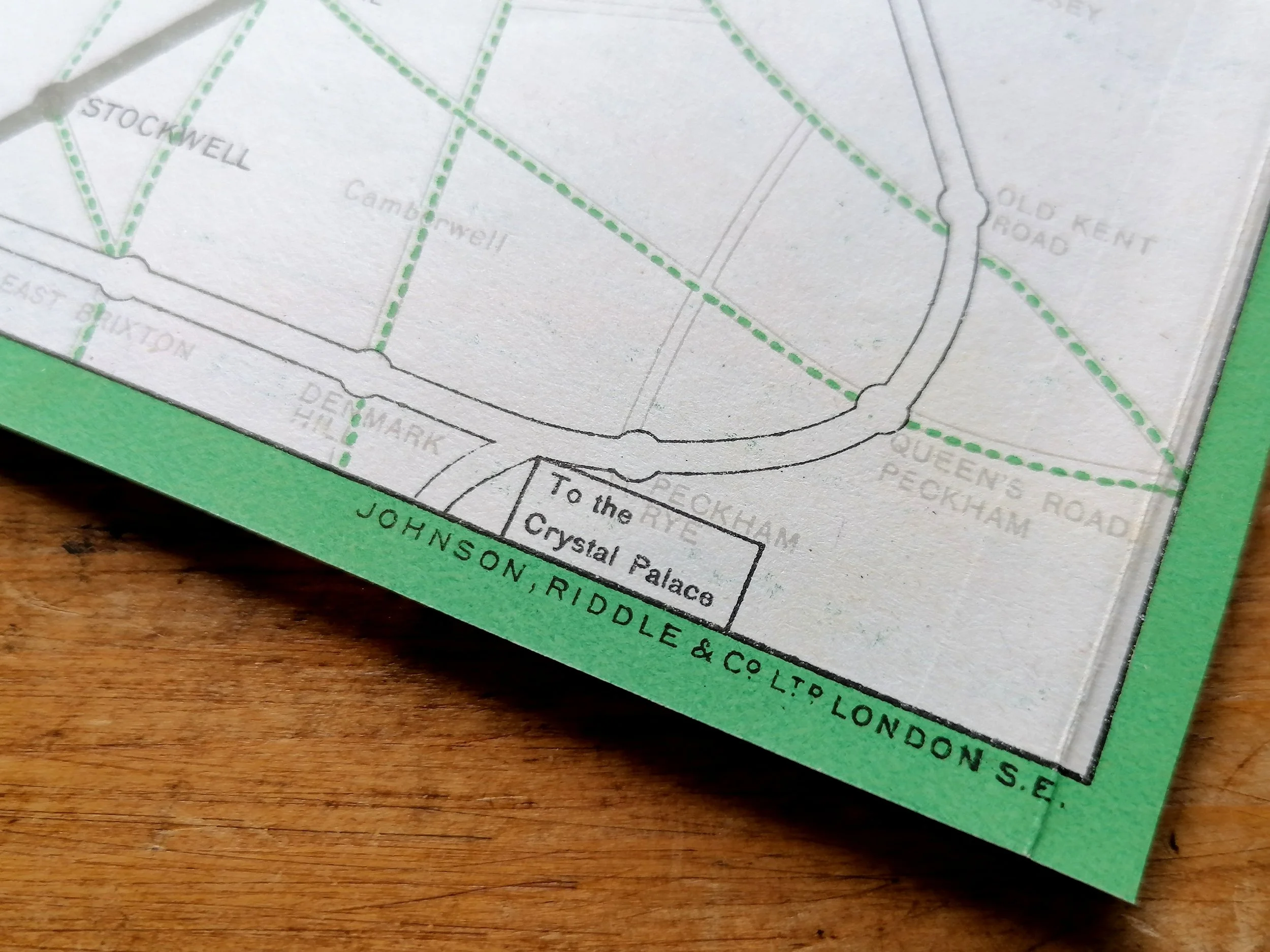 1911 London Underground Pocket Map - ICONIC Antiques | Cool Old Stuff