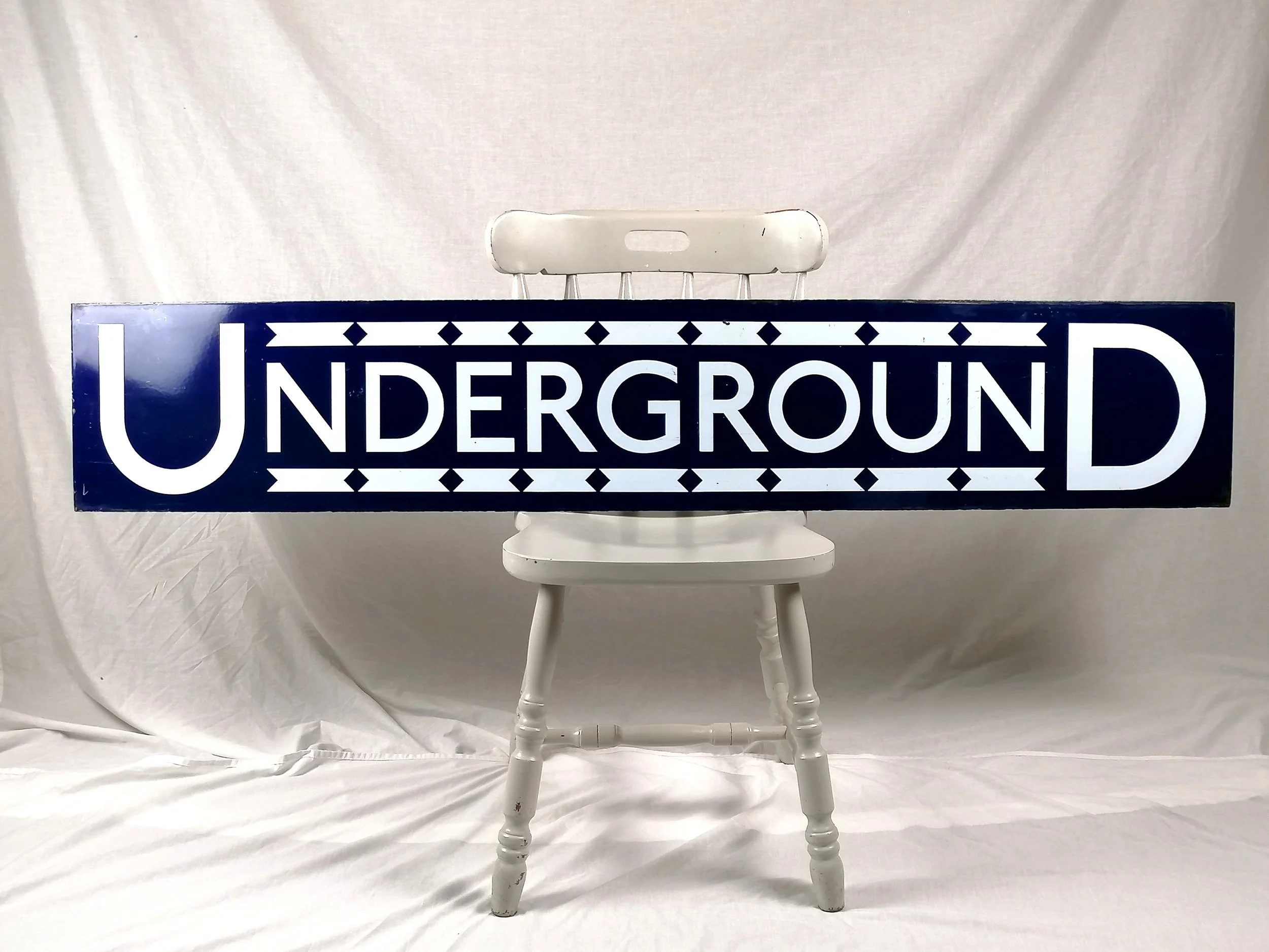 Large London Underground Enamel Sign "UndergrounD" (c.1930s) - ICONIC ...