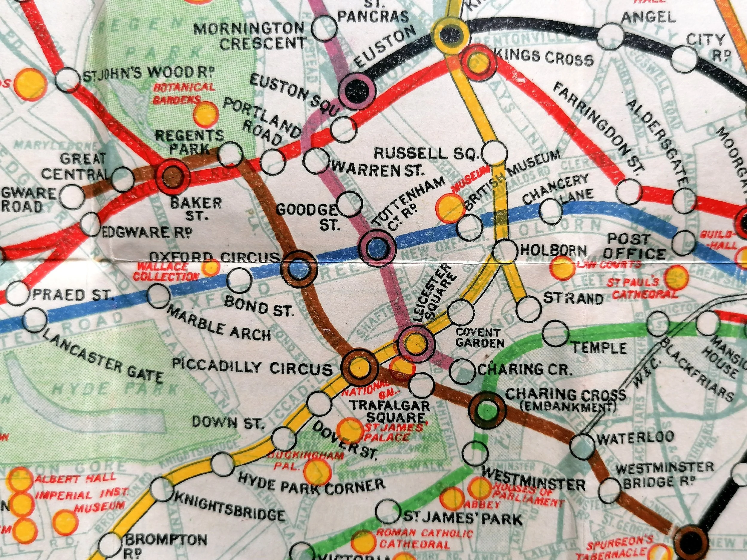 1961-1963 London Underground Pocket Maps - Harold Hutchison - ICONIC ...
