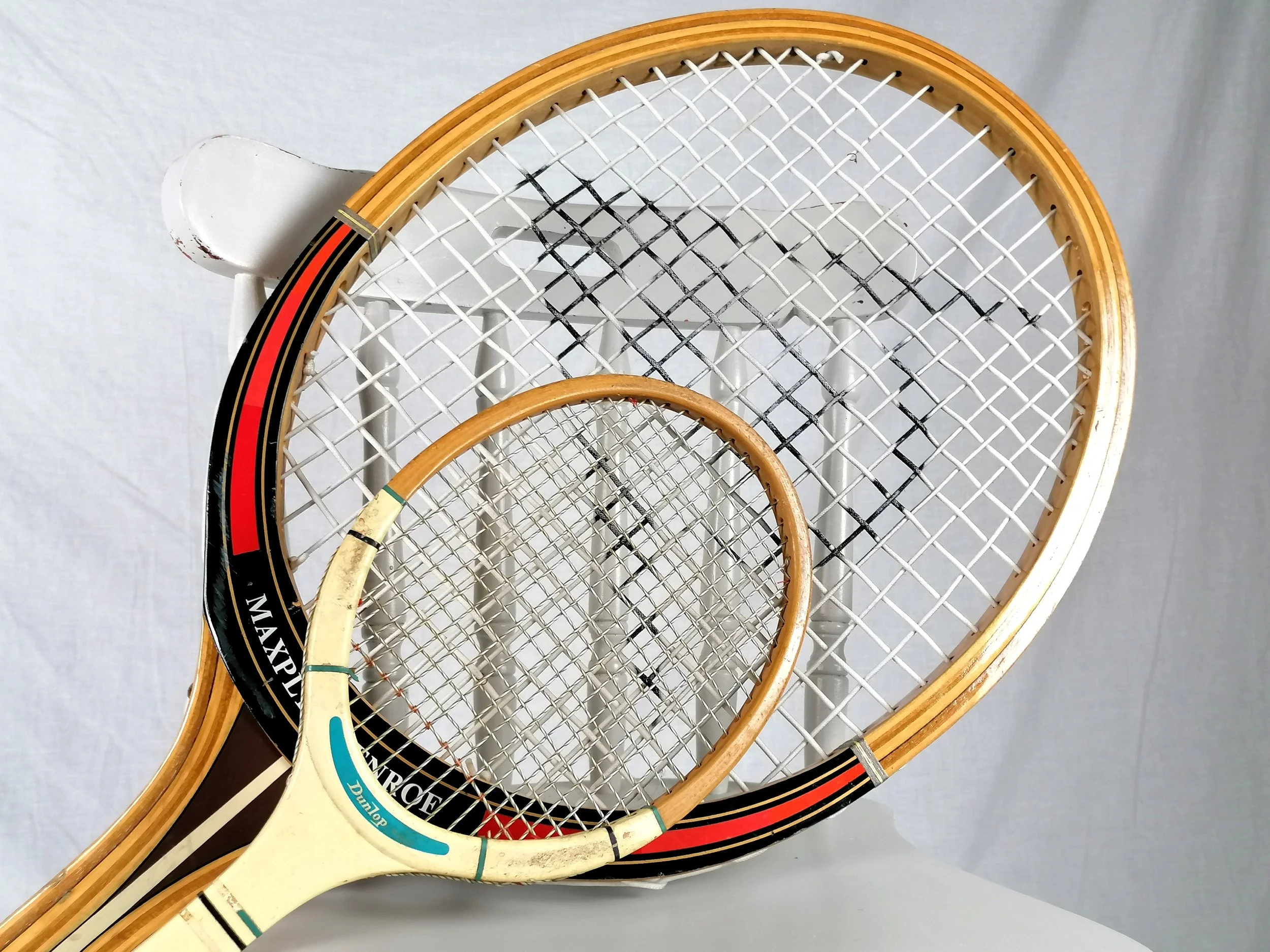 Giant Dunlop Shop Display Tennis Racket - Maxply McEnroe (1982 ...