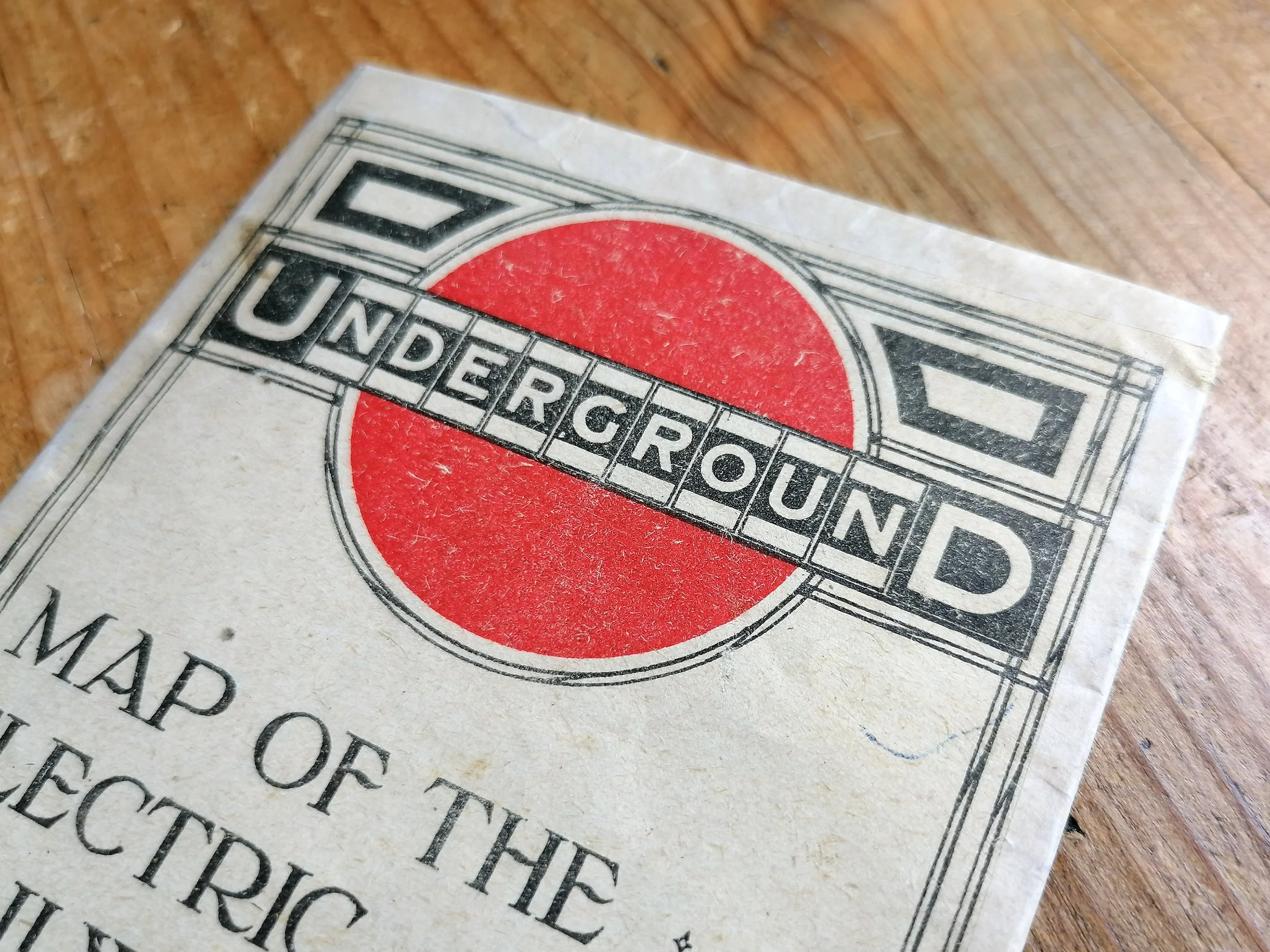 1914 London Underground Map - ICONIC Antiques | Cool Old Stuff
