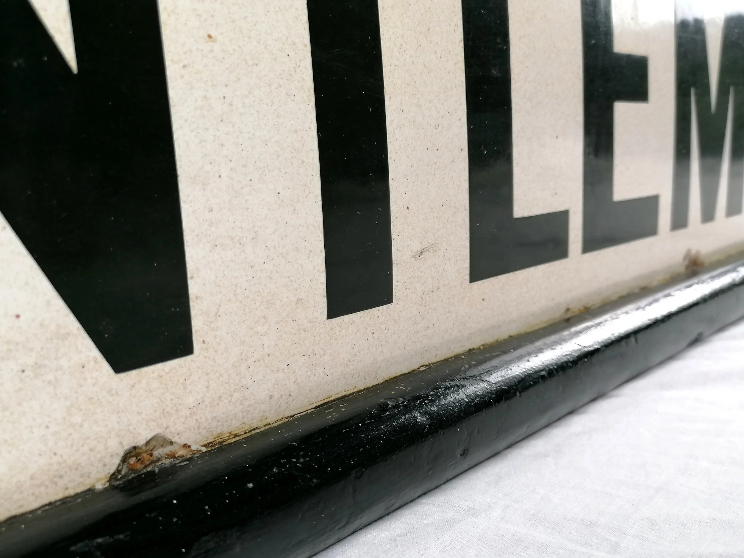'Gentlemen' Railway Platform Sign - Double-sided (c.1900) - ICONIC ...