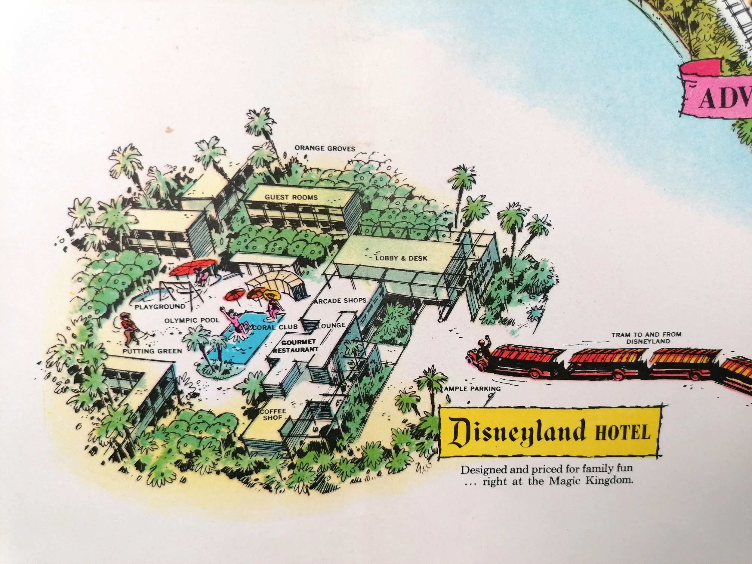 1958 Large Map of Disneyland - Sam McKim (C Variant) - ICONIC Antiques ...