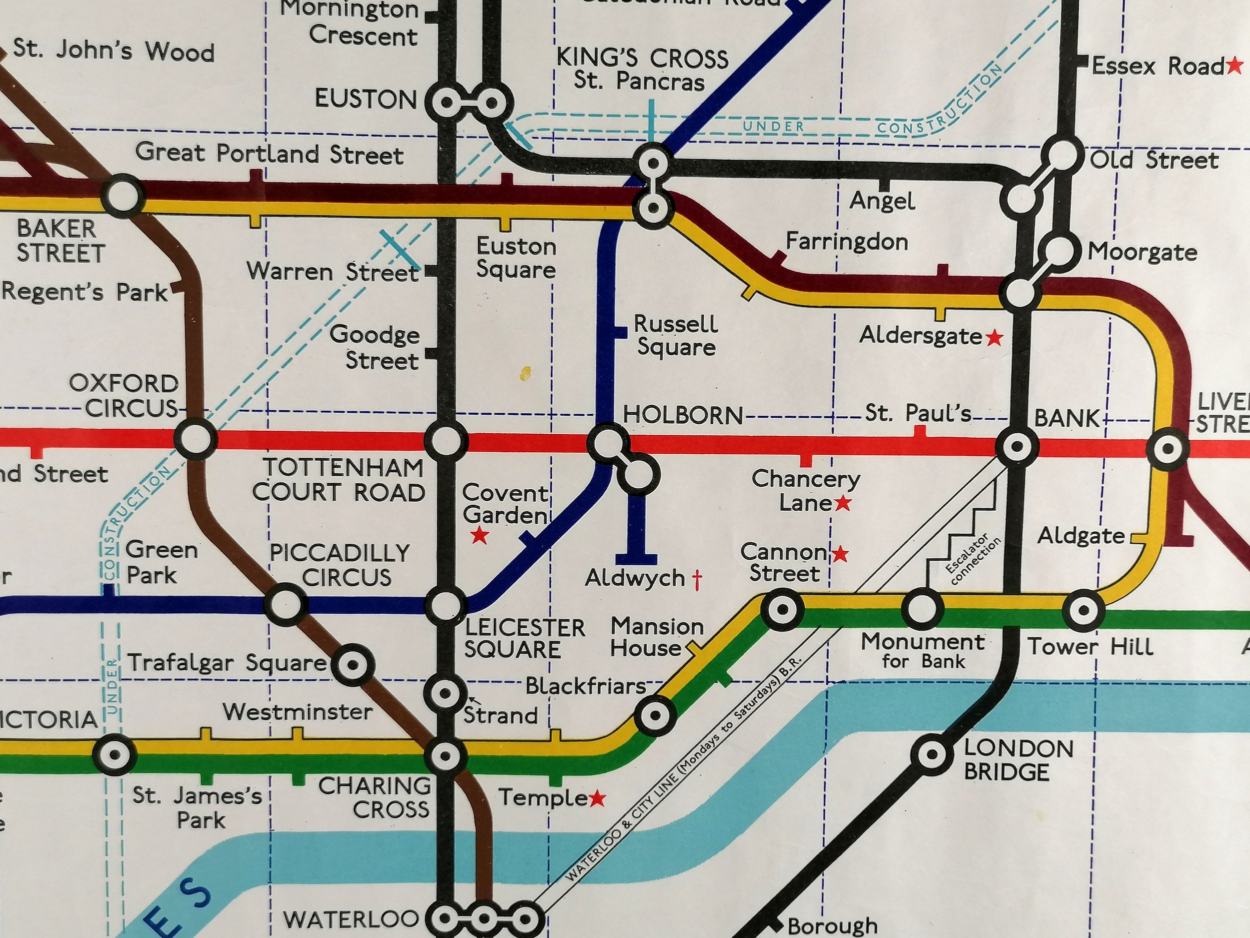 1967 London Underground Station Map - Quad Royal (Paul Garbutt ...