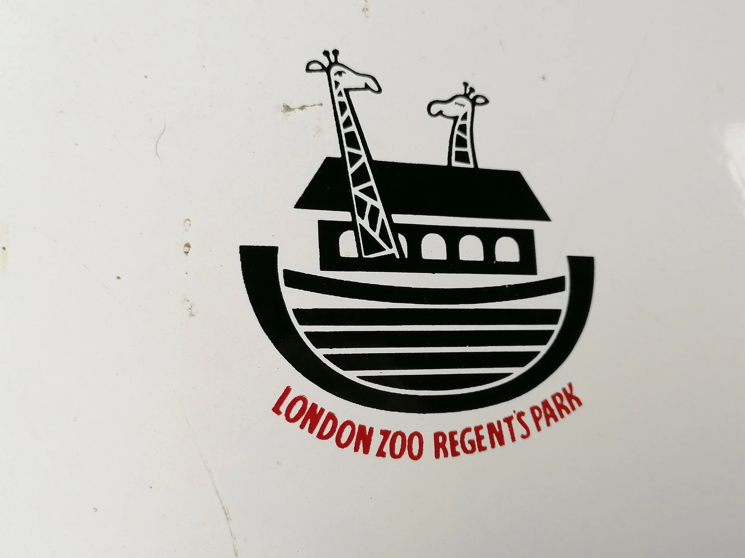 1967 Enamel Map of London Zoo - ICONIC Antiques | Cool Old Stuff