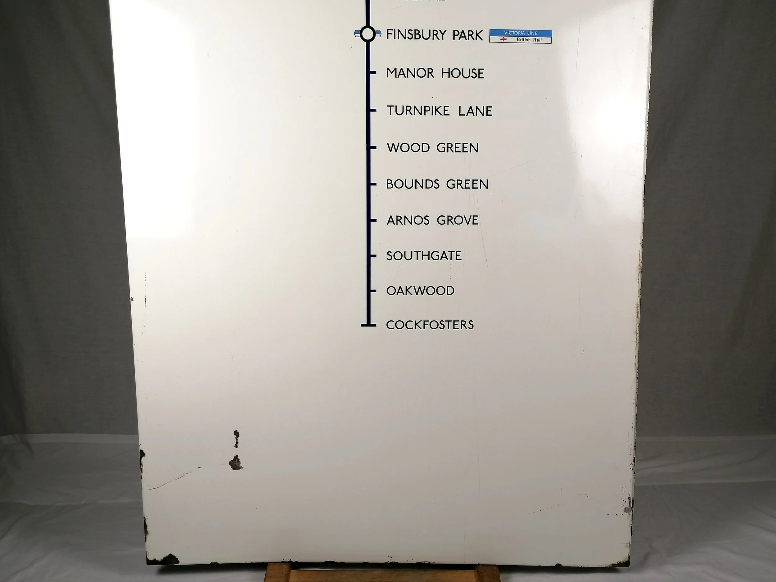Leicester Square London Underground Route Sign - Piccadilly Line (1960s ...