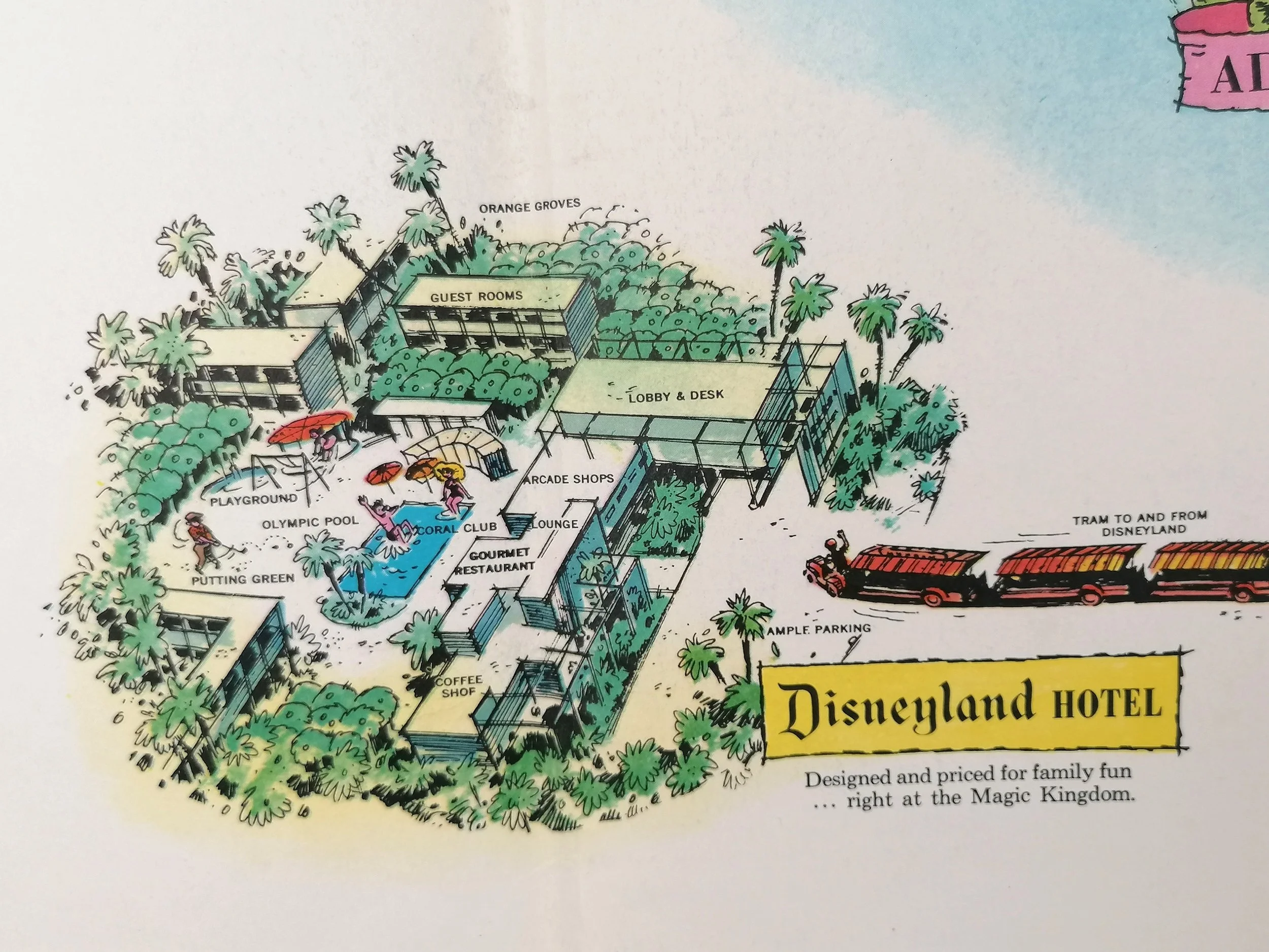 1958 Large Map of Disneyland By Sam McKim (B Variant) - ICONIC Antiques ...